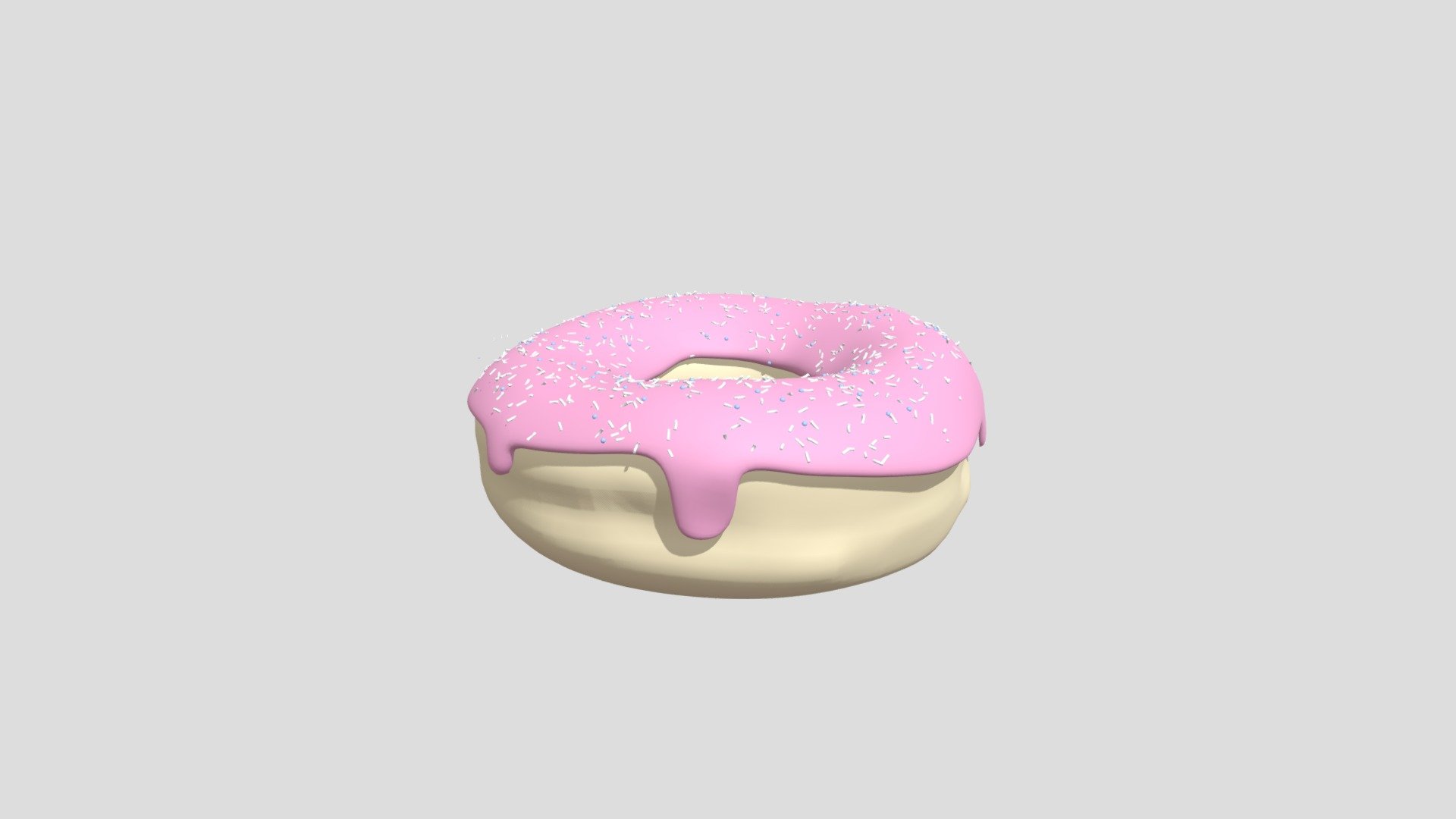 Donut colored - Download Free 3D model by kitkatty [3217e88] - Sketchfab