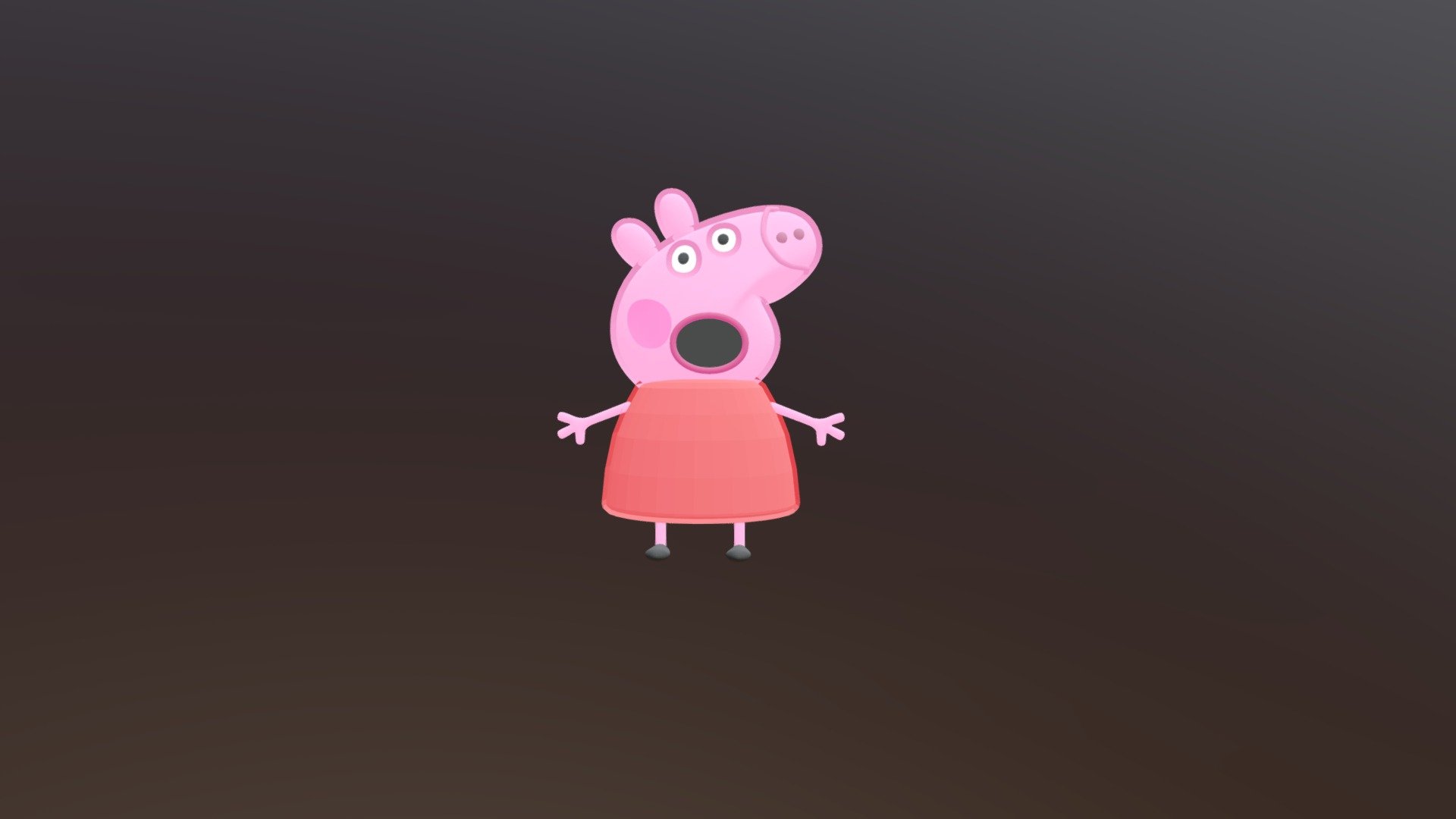 Peppa_pig_with_2d_look - Download Free 3D model by Eziou2212 ...