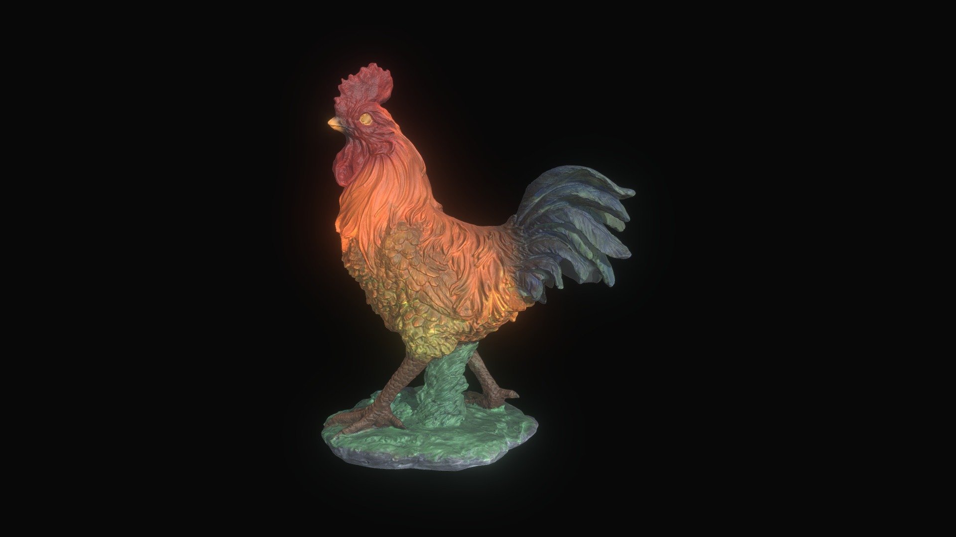 Rooster - Download Free 3D model by Thunk3D [3219ccb] - Sketchfab