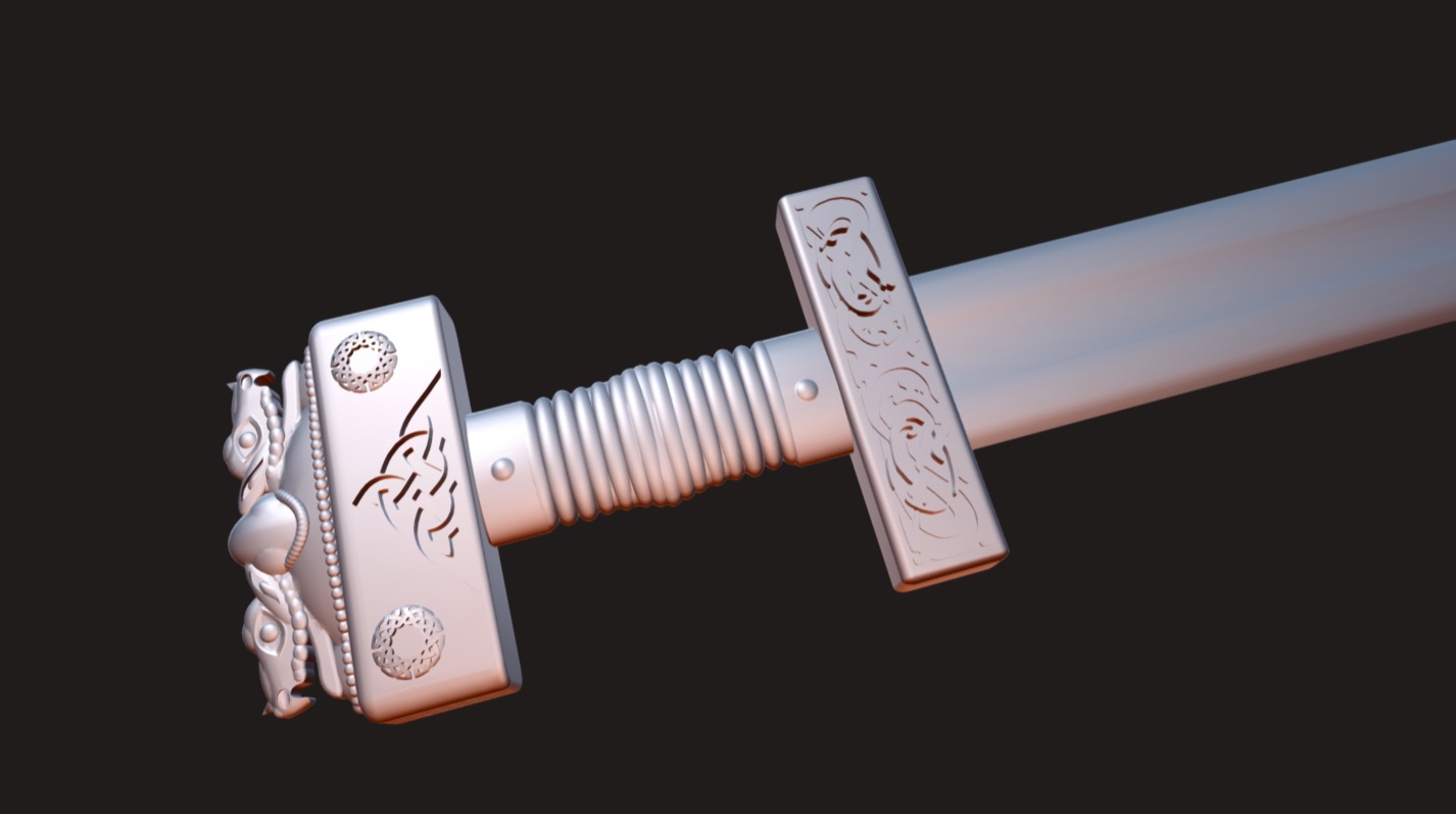 Siegfried Sword - 3D model by DachowArt (@rhodax) [321cf49] - Sketchfab