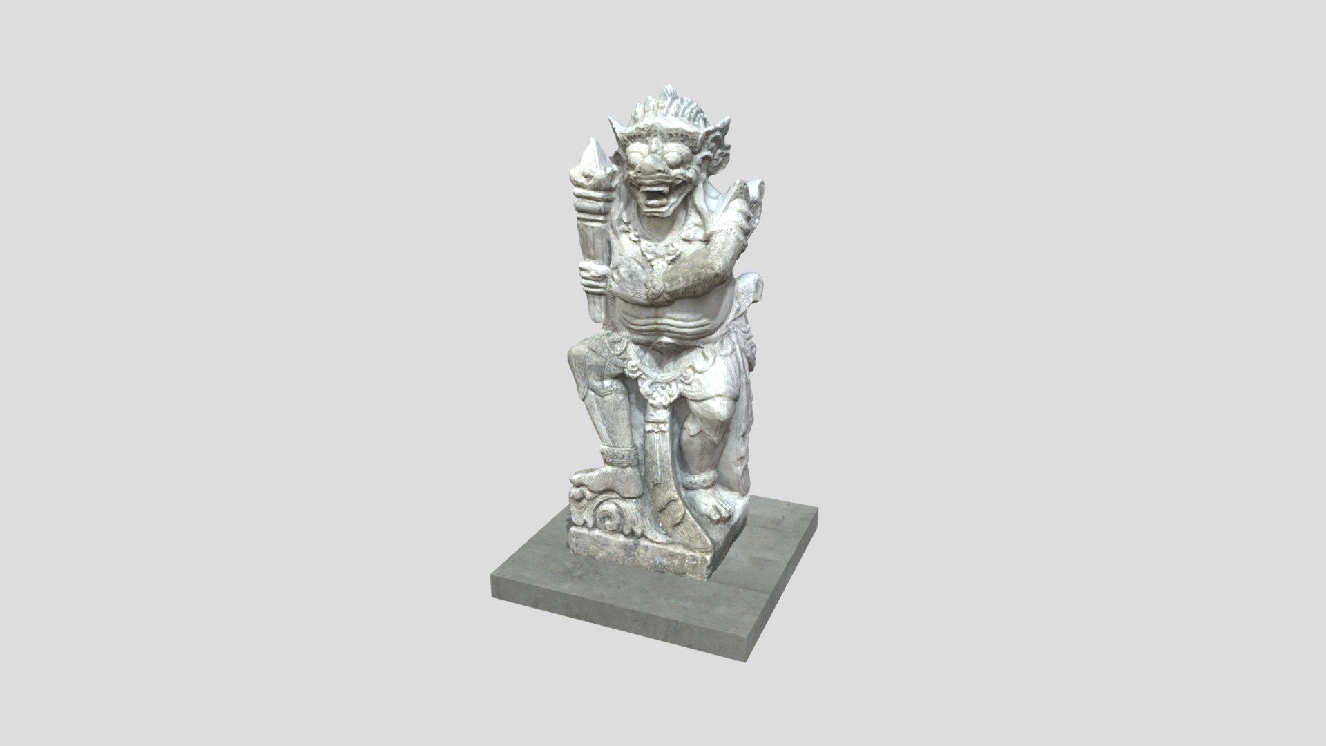 Patung Pintu Utara - 3D model by Puri Agung Peliatan ...