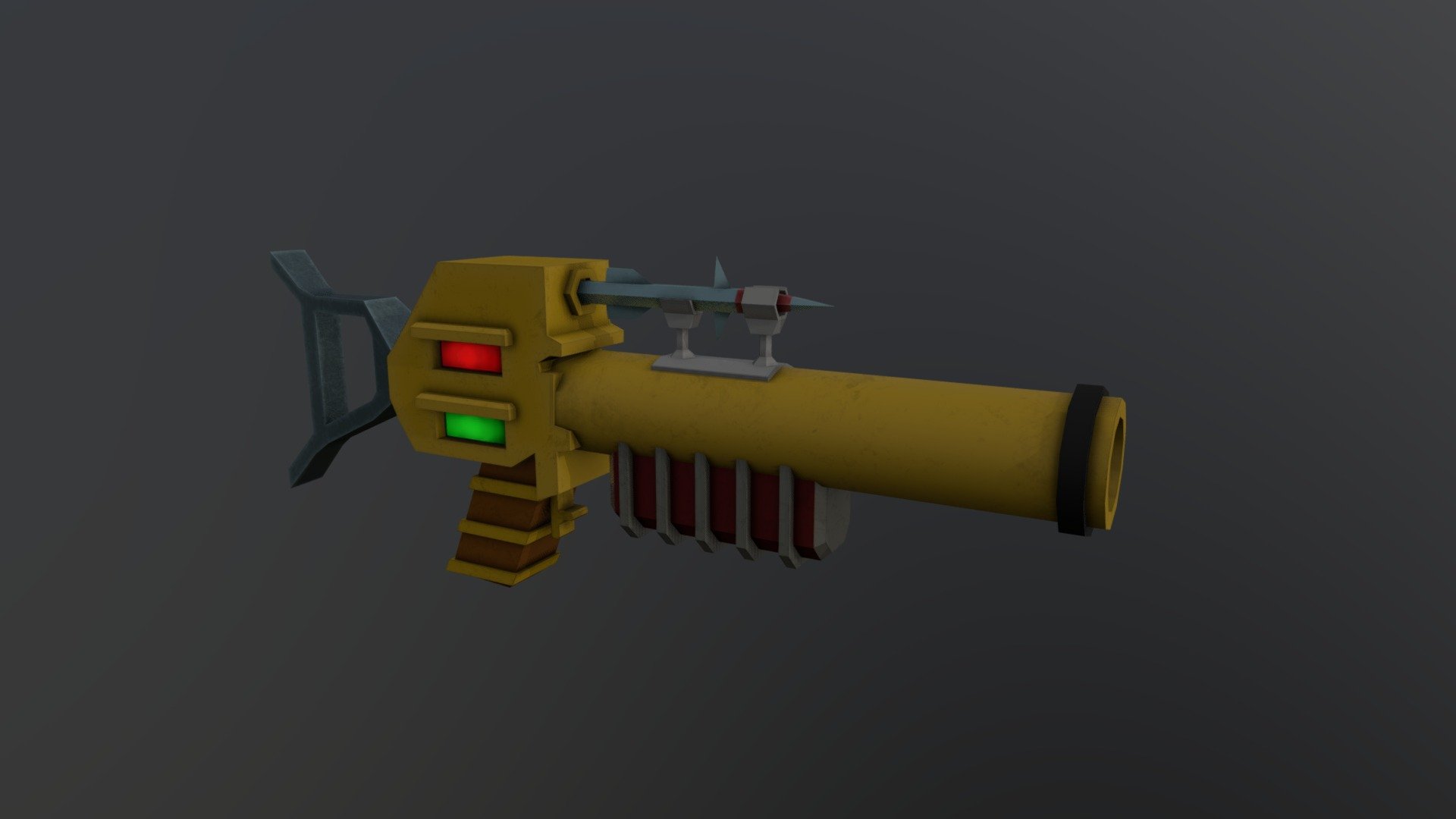 Jet Harpoon gun model. - 3D model by Elmo La Mantia (@591709) [321e677 ...