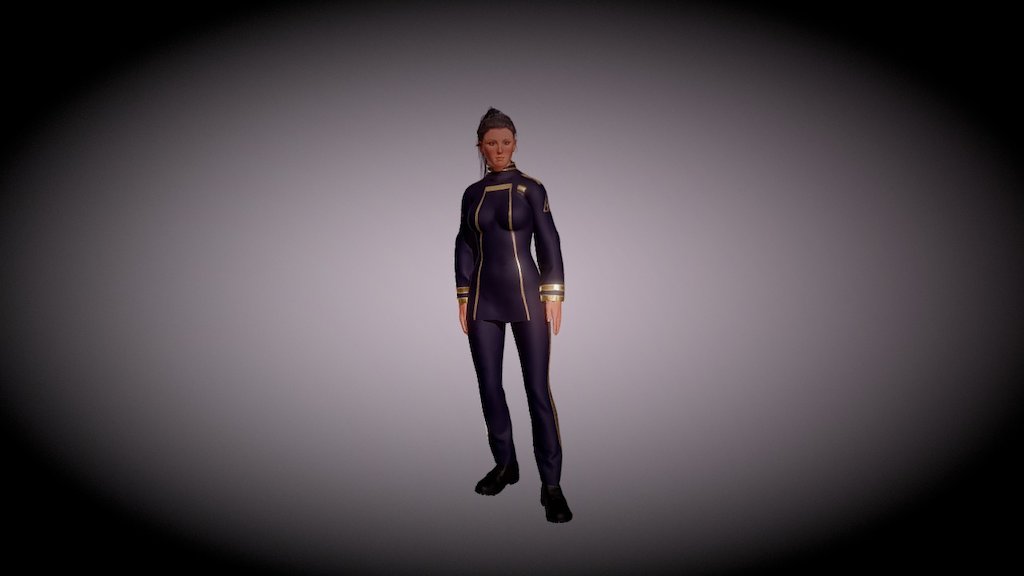 Sci Fi Female Administrator - 3D model by WarLord720 [3220489] - Sketchfab