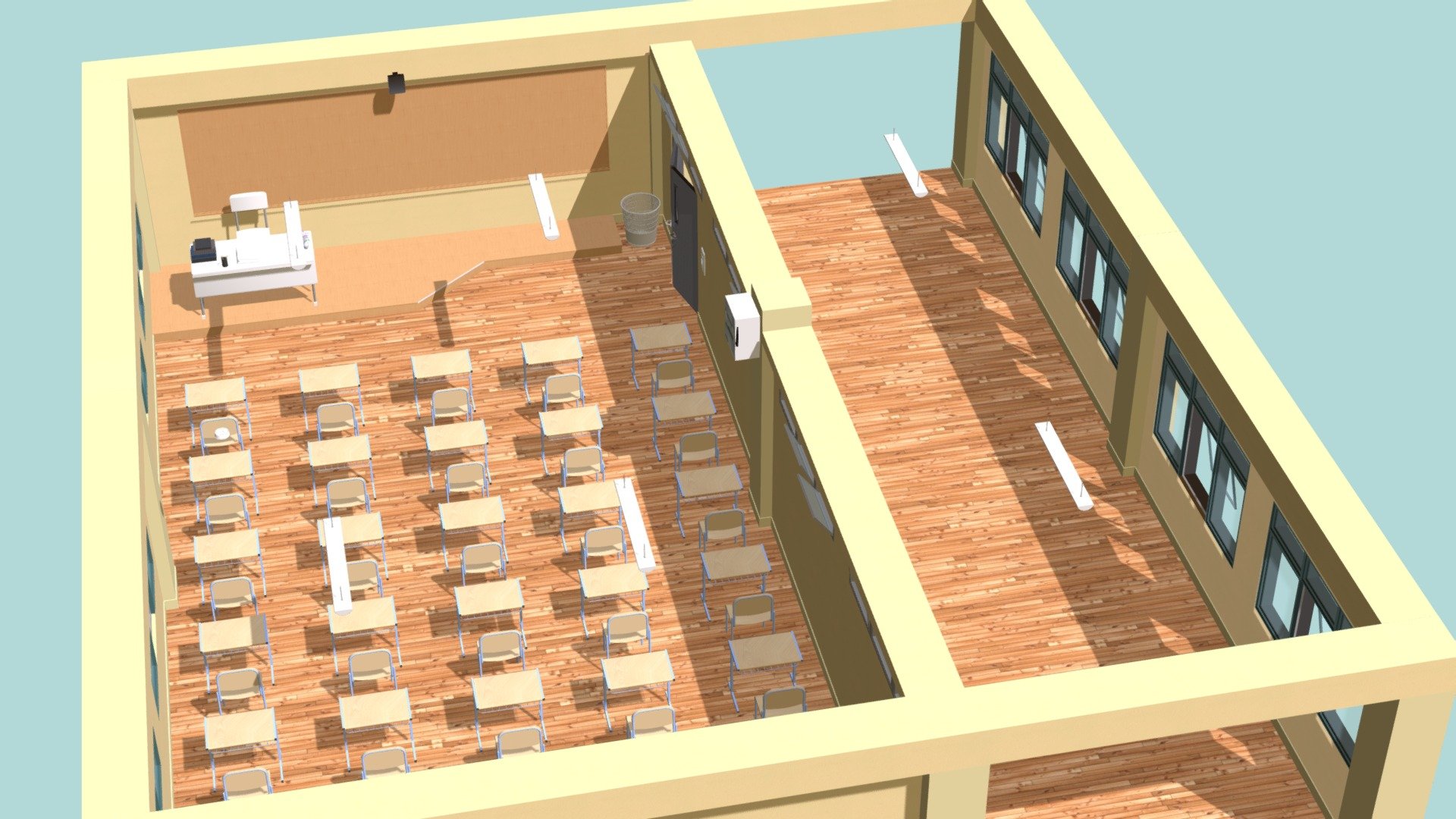 3_Classroom_AR_Project_c4d - 3D model by Intermatic [3220e3a] - Sketchfab