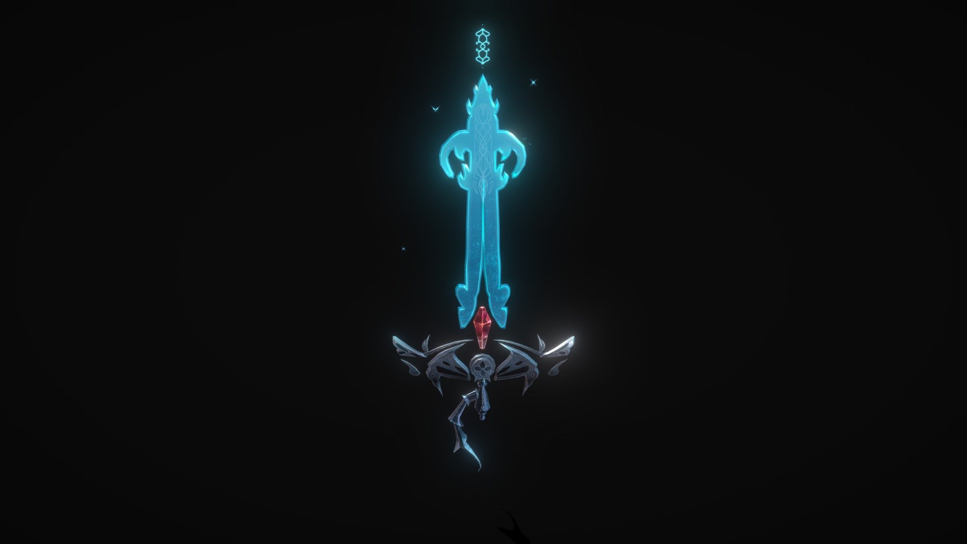 Ghostly Epic Sword - 3D model by Sabrina Dernane (@sabrinadernane ...