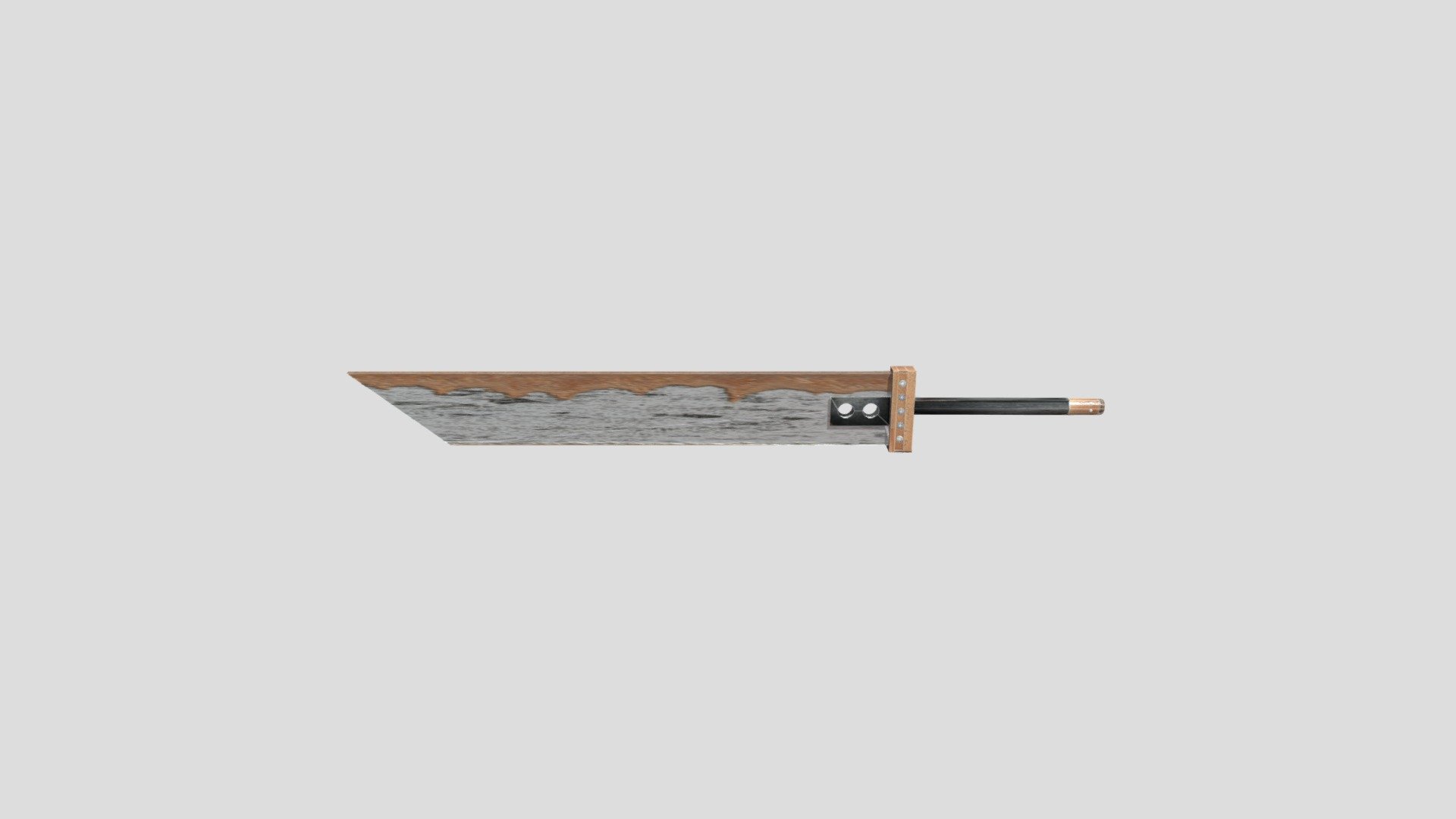 Rusty Buster Sword - 3D model by WinsonQW07 [32225dd] - Sketchfab