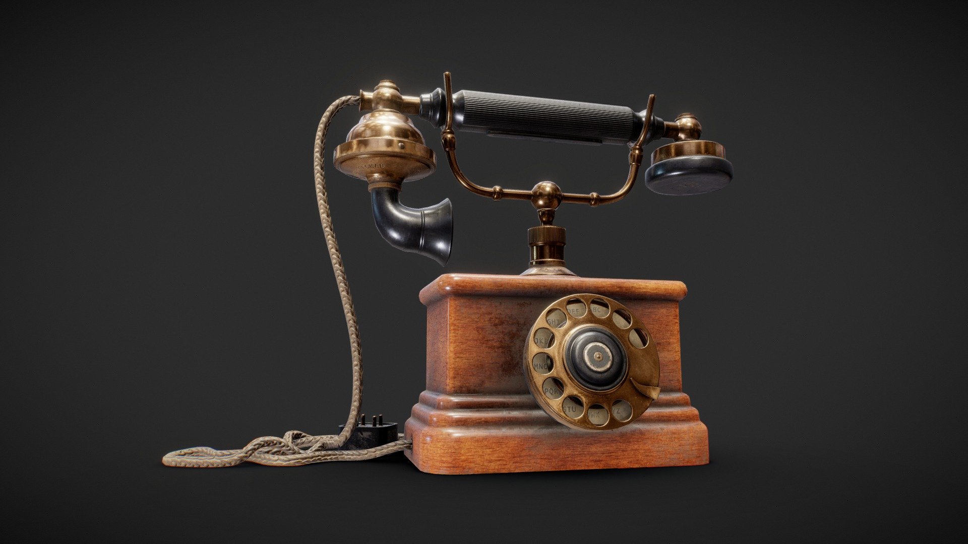 Antique Ericsson Telephone Stockholm - 3D model by Hanna Antonova ...
