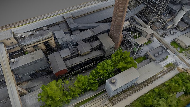 Factory-building 3D models - Sketchfab
