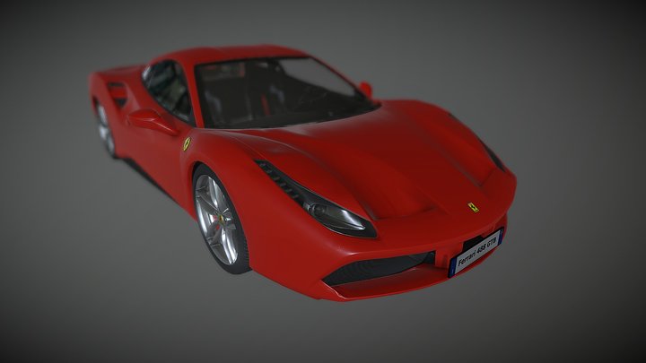 Ferrari-488 3D models - Sketchfab