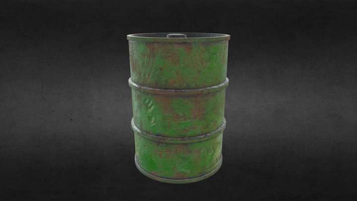 Metal-barrel 3D models - Sketchfab