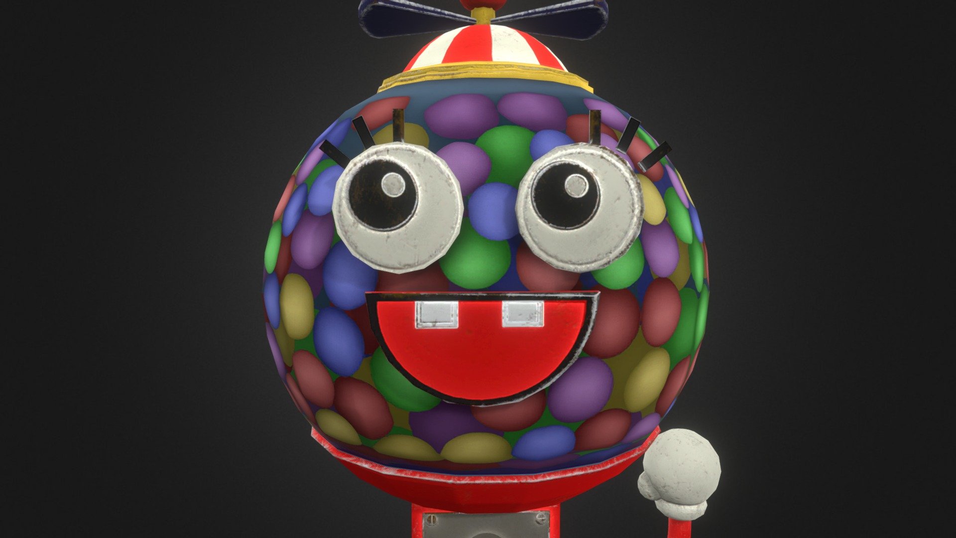 Mr Gumball (FNaF HW2) - Download Free 3D model by Captain Allen (@Allen ...