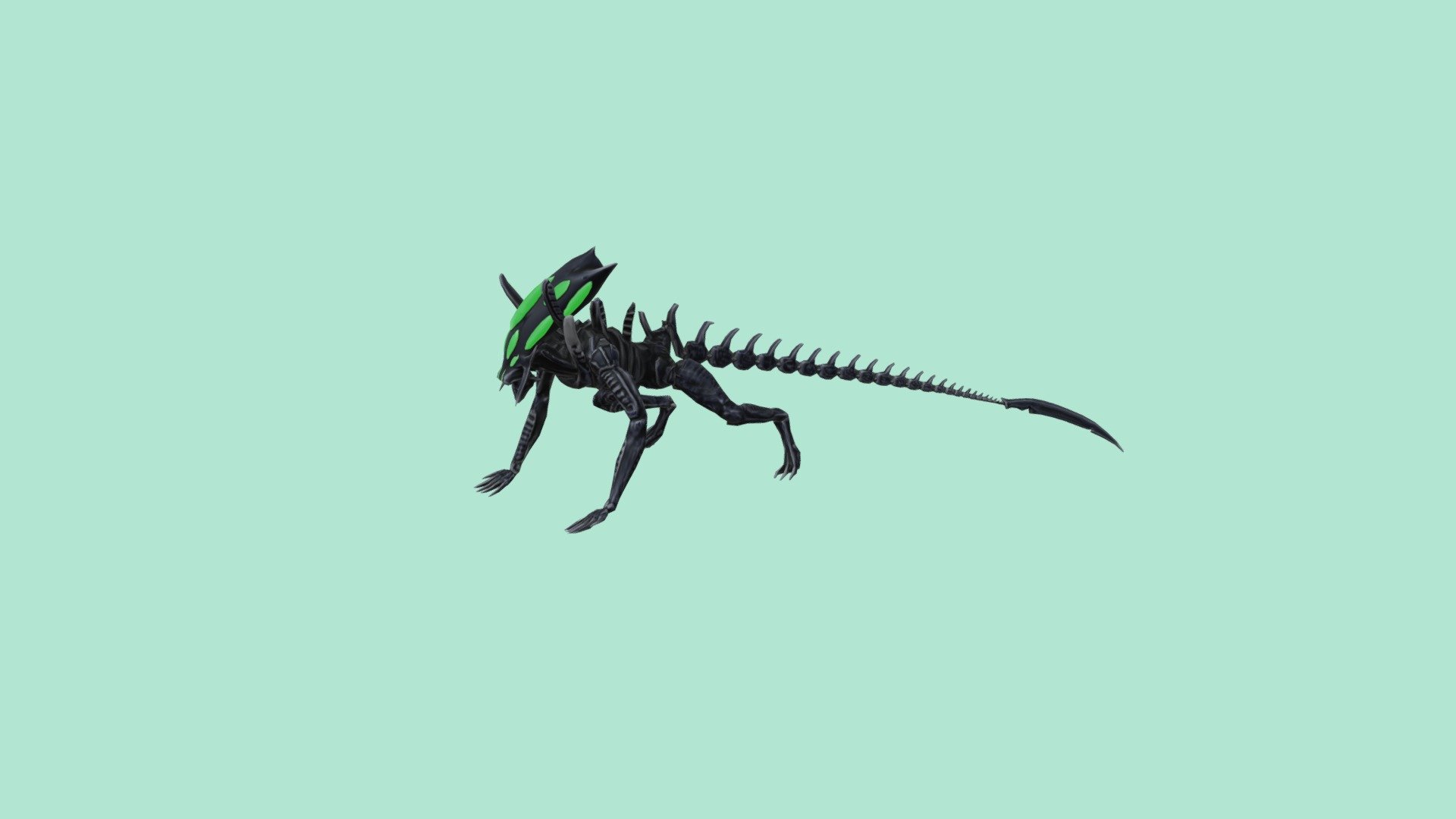 Xenomorph spitter animations - 3D model by Luxary (@luxary.arxer ...