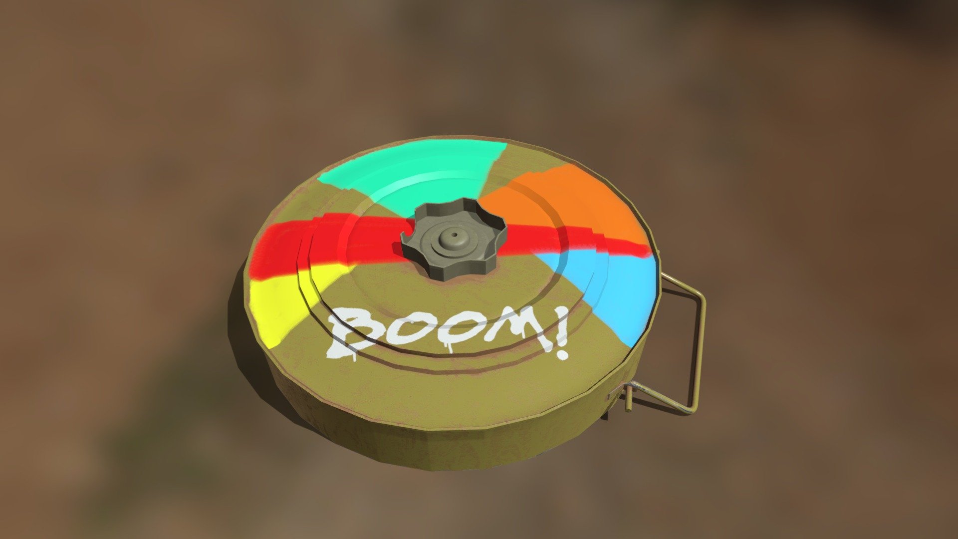 Decorated TM-46 Landmine - Download Free 3D model by Oscar Goldsworthy ...