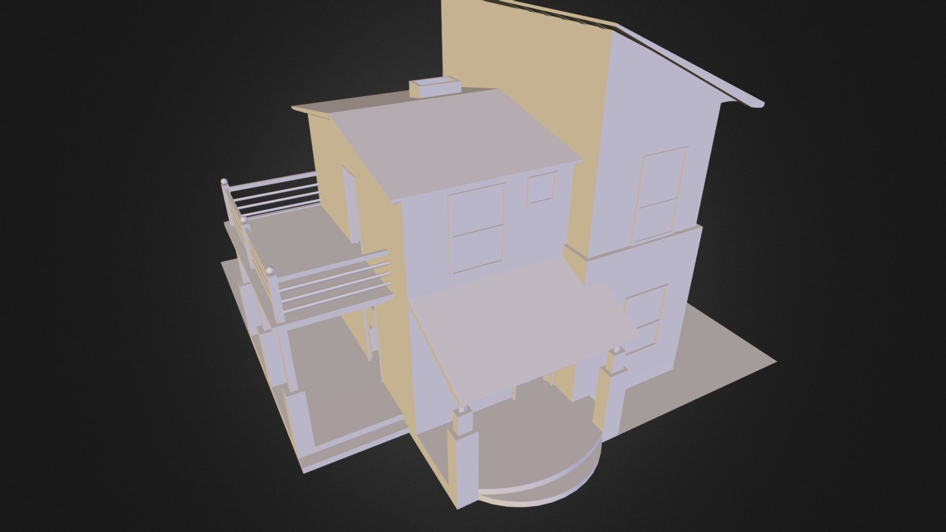 Home sweet Home - 3D model by Fellah Mohamed (@FellahMohamed) [322f79b ...