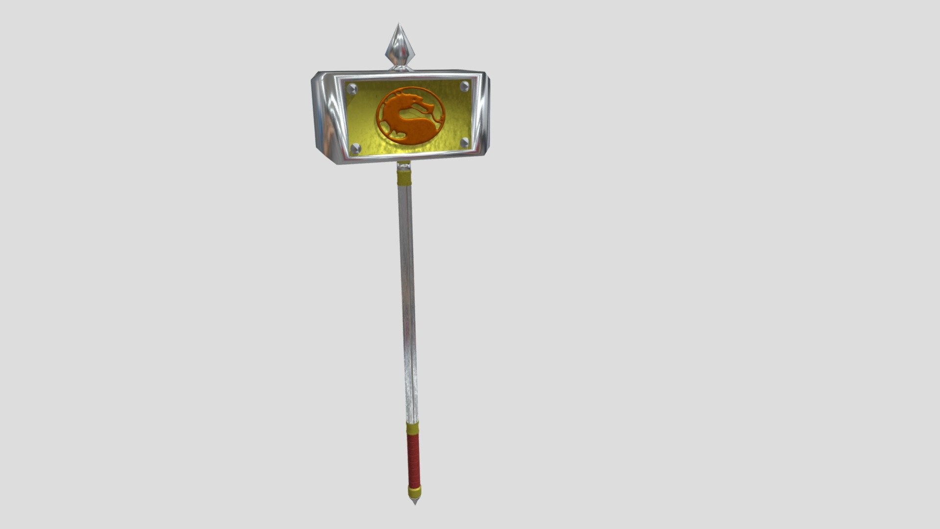 Emperor Shao Kahn's Hammer - 3D model by matuge2010 [322fbbd] - Sketchfab