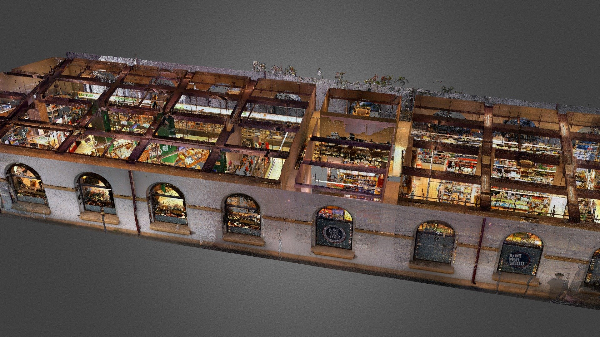 Spatiu comercial - nor puncte carrefour - 3D model by BIM GIS Concept ...