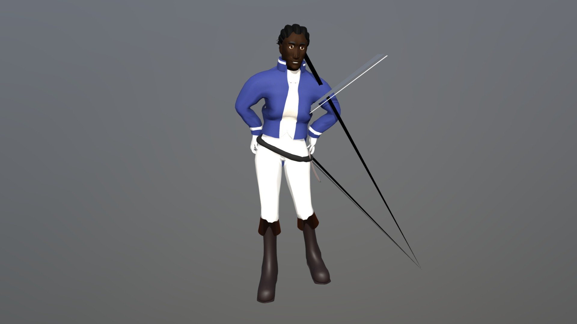captain animated - 3D model by kalanicomber [32317c8] - Sketchfab
