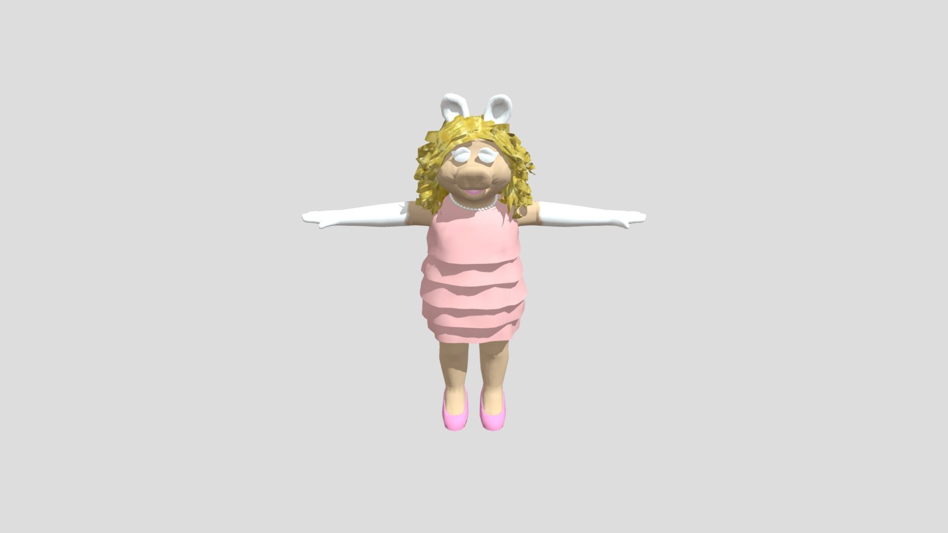Mobile - BAND-AIDR Magic Vision - Miss Piggy - Download Free 3D model ...