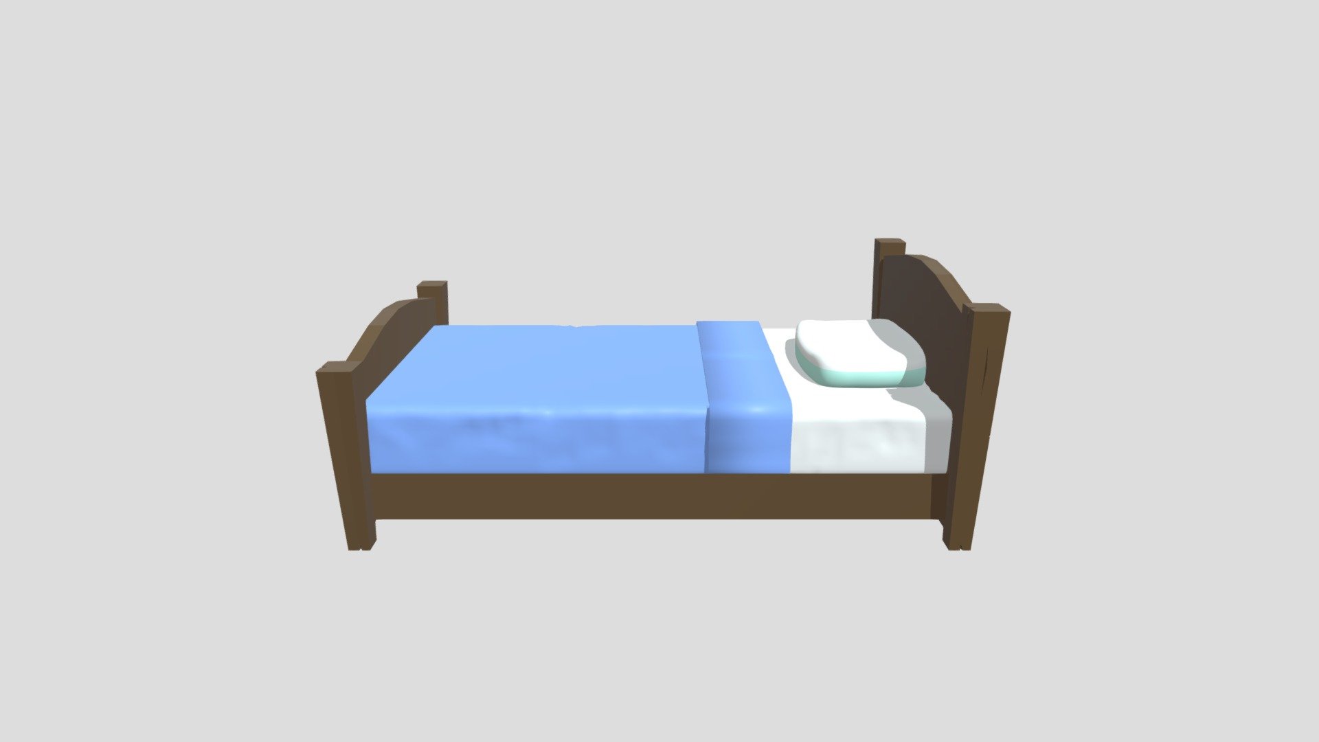 Bed Cartoon - Download Free 3D model by Fanck Herve ASSOUMOU (@herve ...
