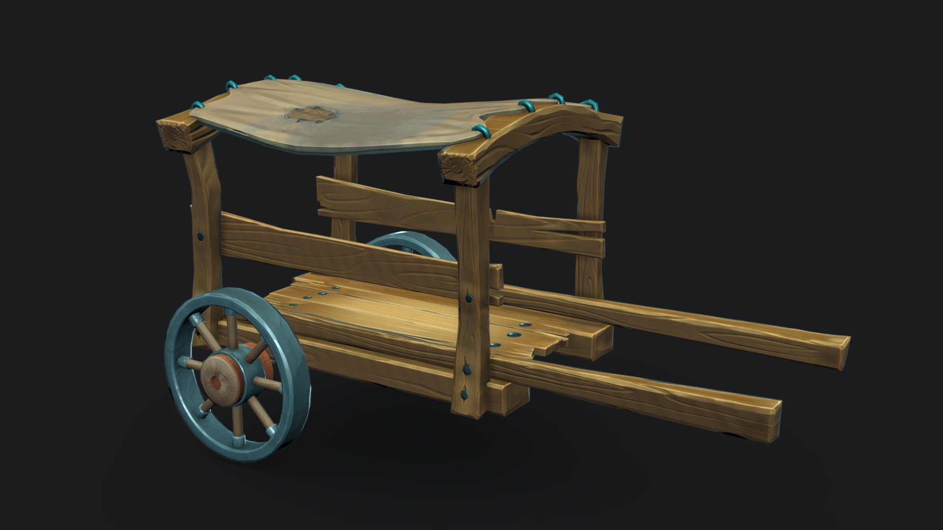 Telega - 3D model by yumay1707 [3232db4] - Sketchfab