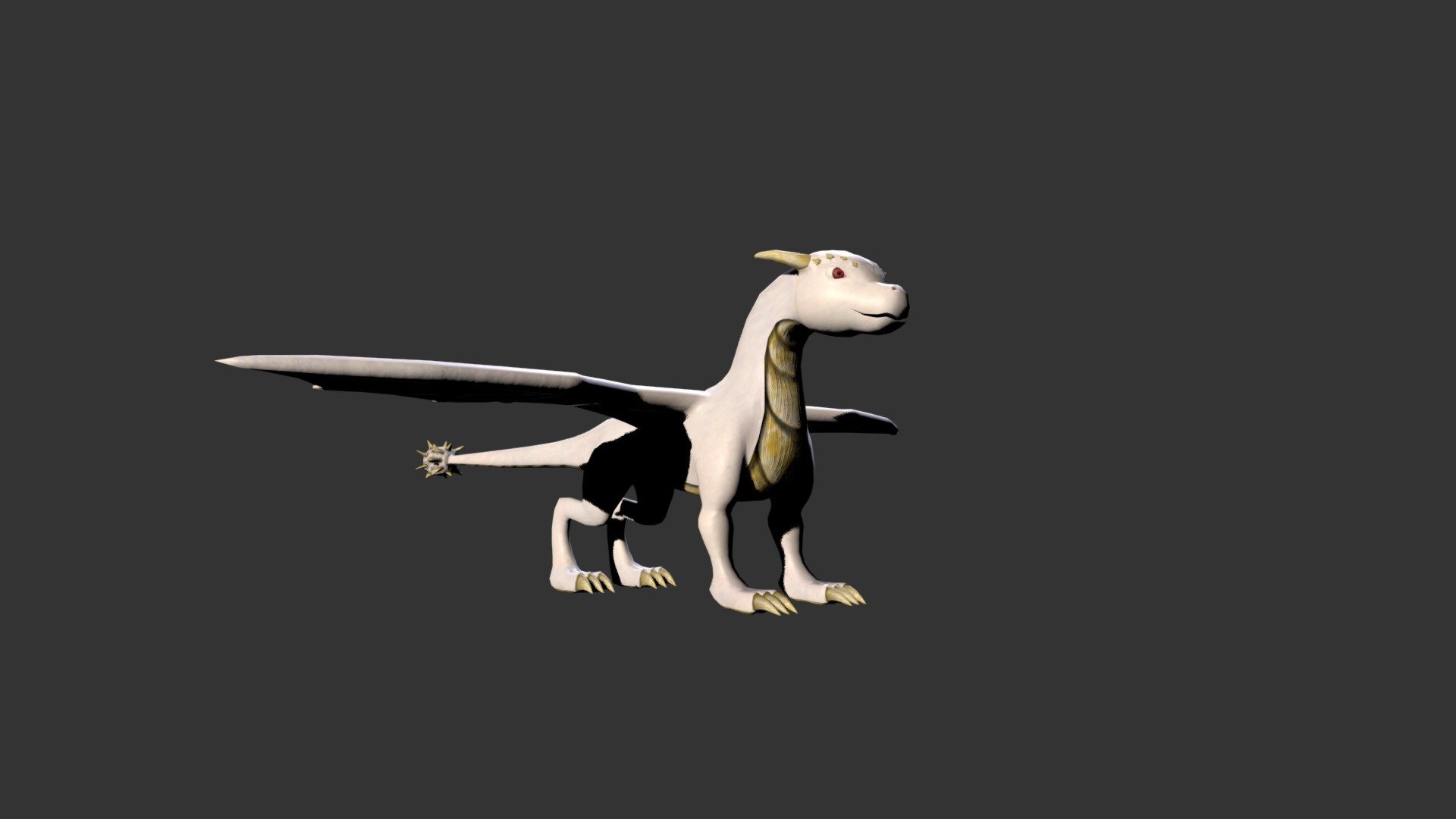 Reyna - Female Dragon [Free Maya Rig] - 3D model by charlos [32357ac ...