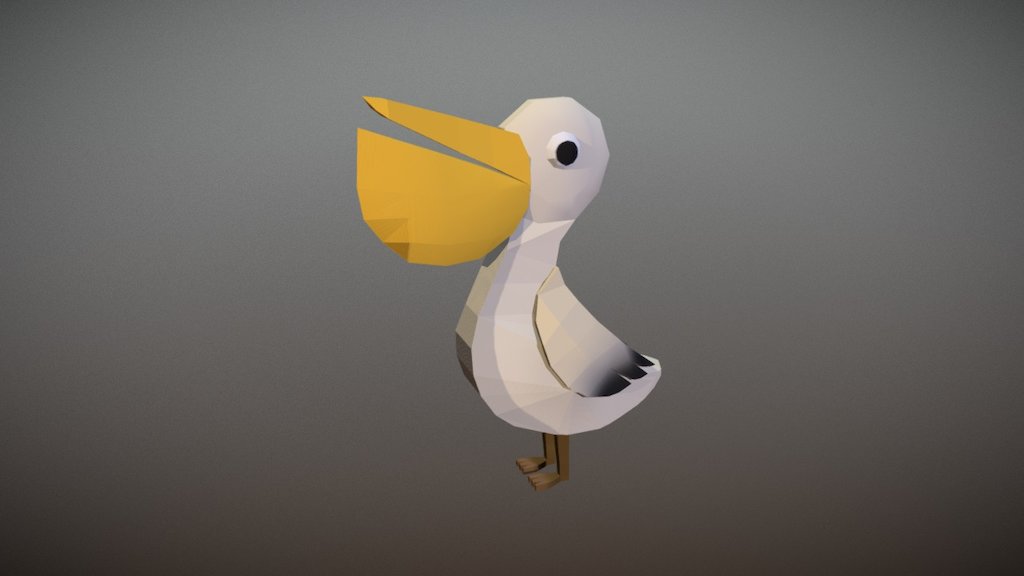 Pelican - 3D model by Wu (@wu3dproject) [3235c35] - Sketchfab