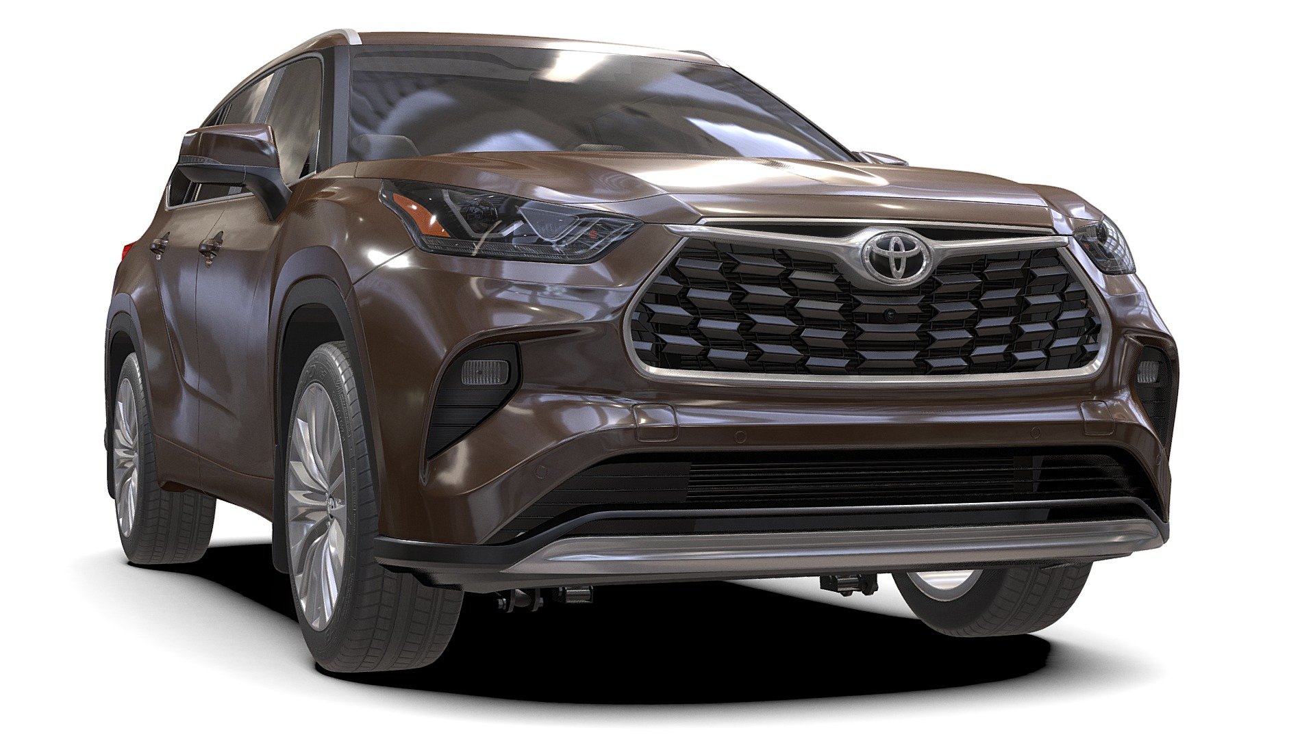 Toyota Highlander 2020 - 3D model by autoactiva [3236dab] - Sketchfab