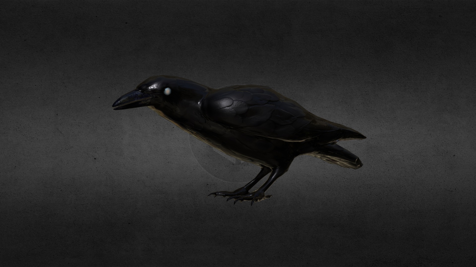 Raven Statue - 3D model by nimakelly [3236f60] - Sketchfab