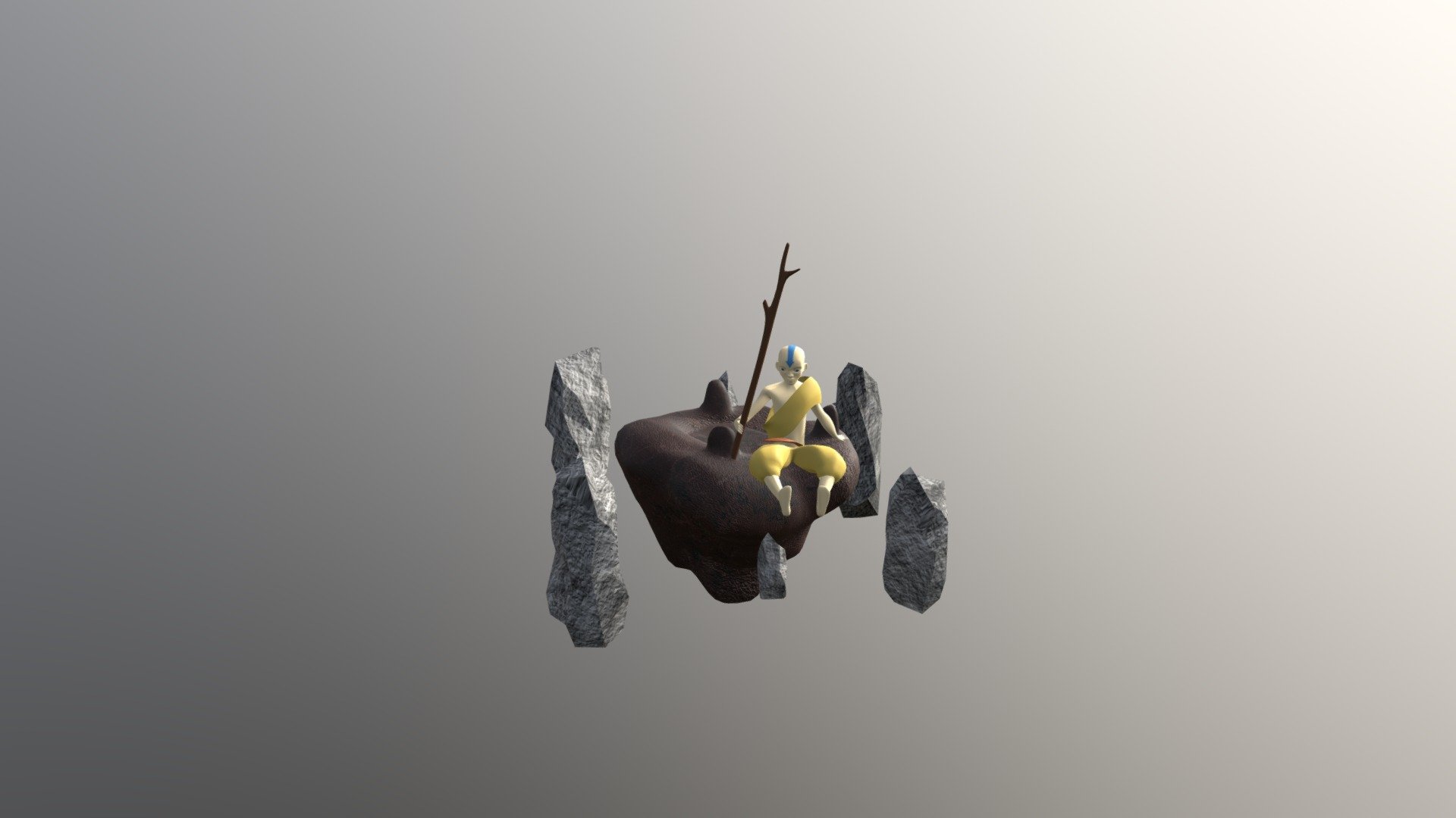 Aang - 3D model by a.pinto [3237414] - Sketchfab