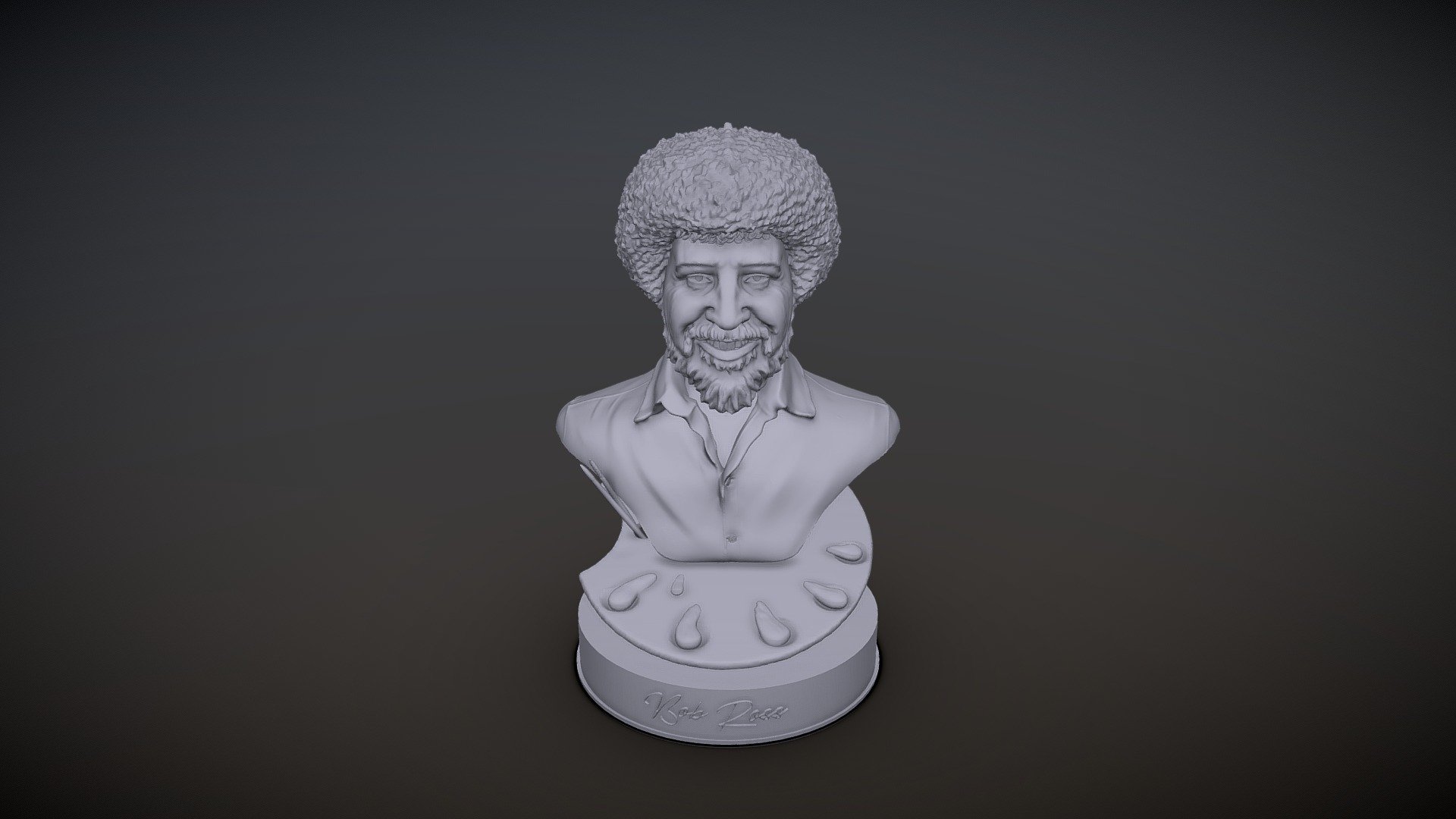 BOB Ross - digitalsculpt - 3D model by artmellows [3237fc3] - Sketchfab