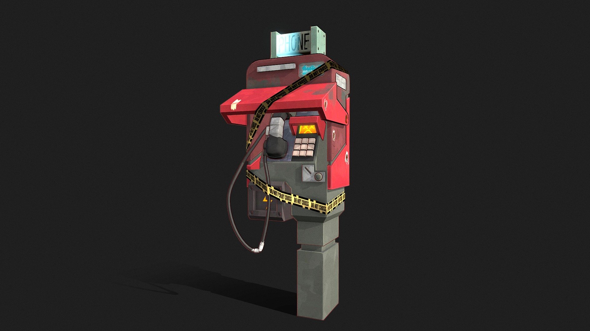 Old Cyber Phone Booth - Download Free 3D model by canakdemir [3239000 ...