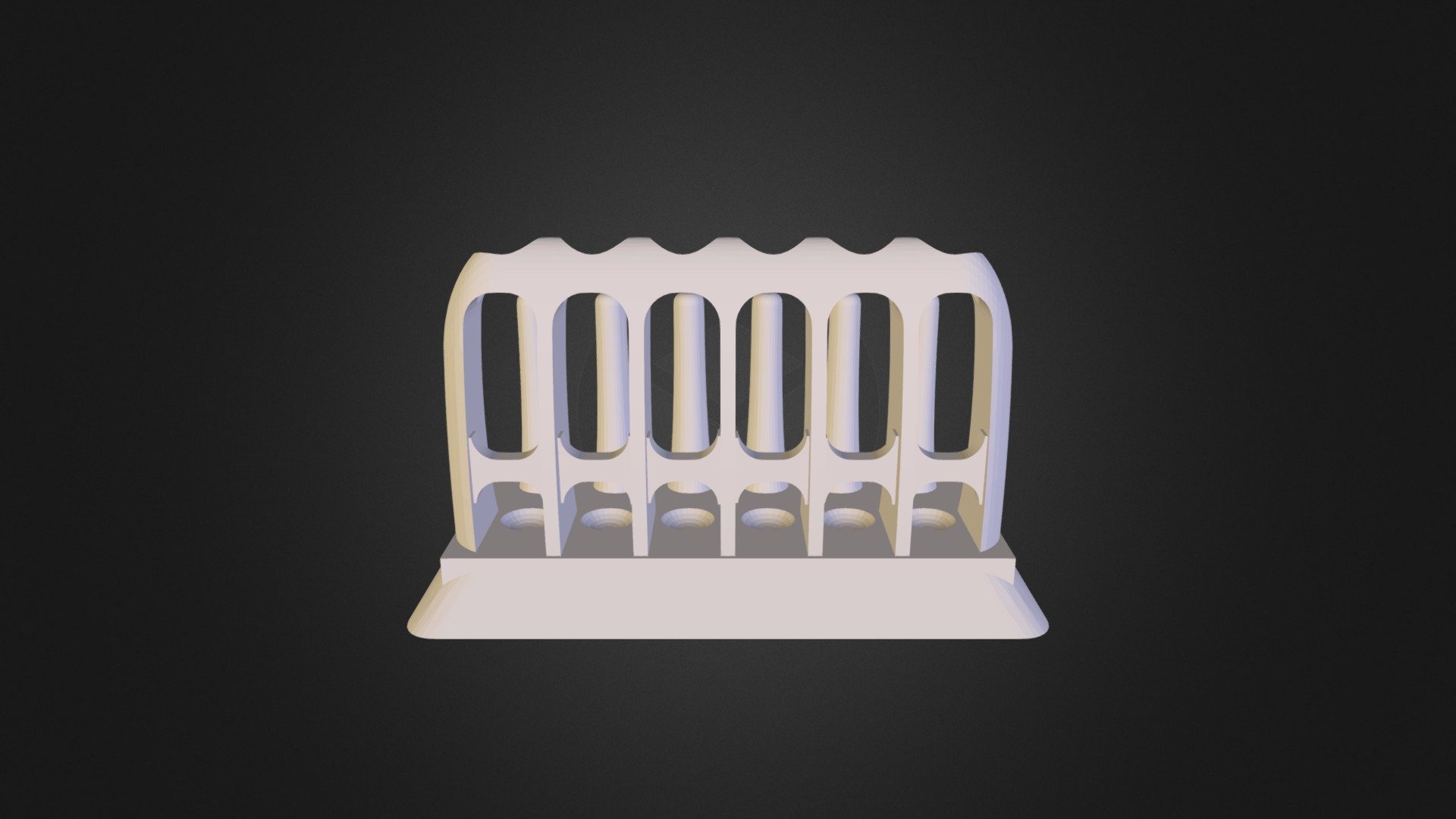 Test Tube Rack - 3D model by 3dindustries [323a4f6] - Sketchfab