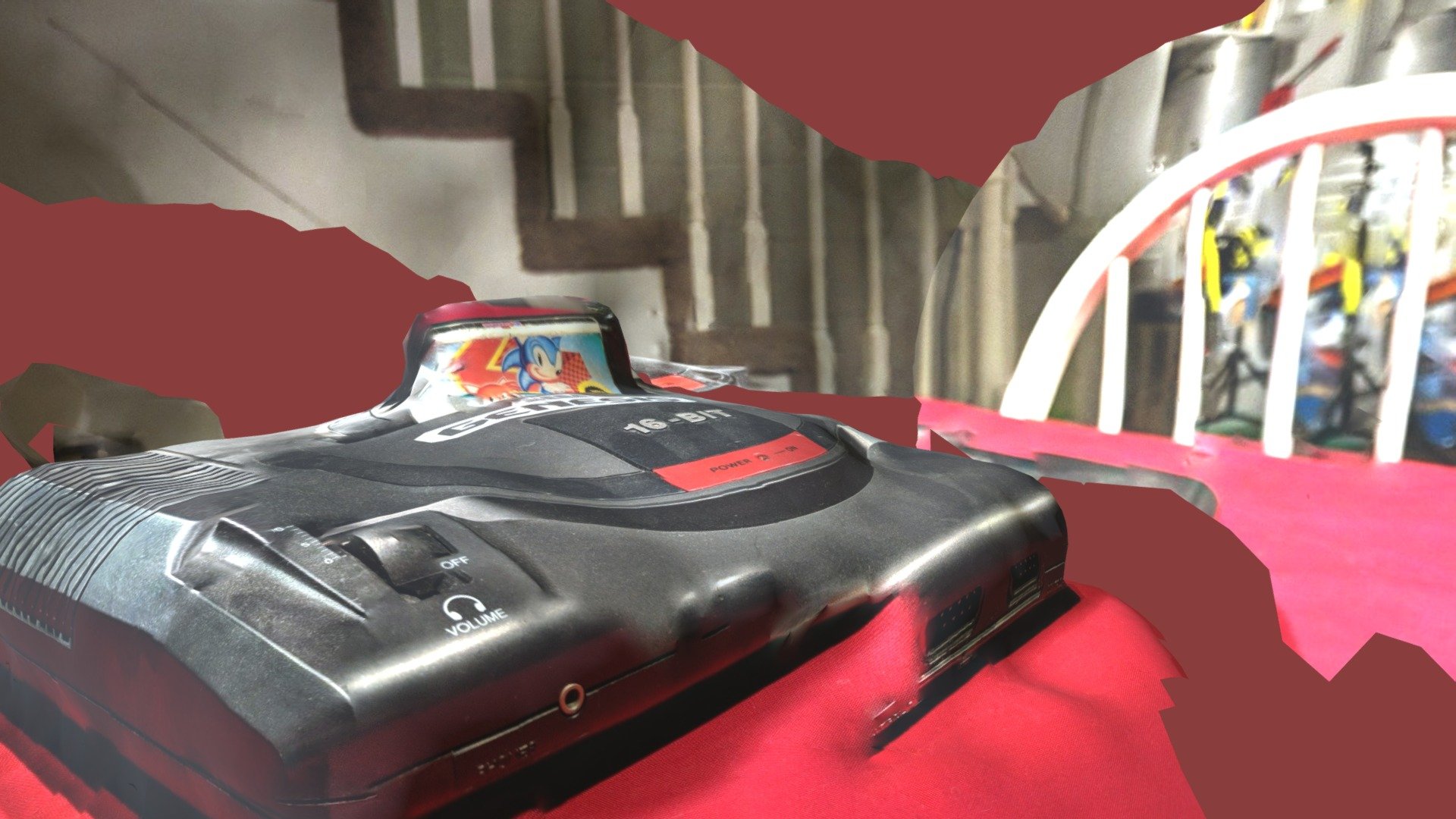 Sega Genesis - 3D model by Toupee [323ae3c] - Sketchfab