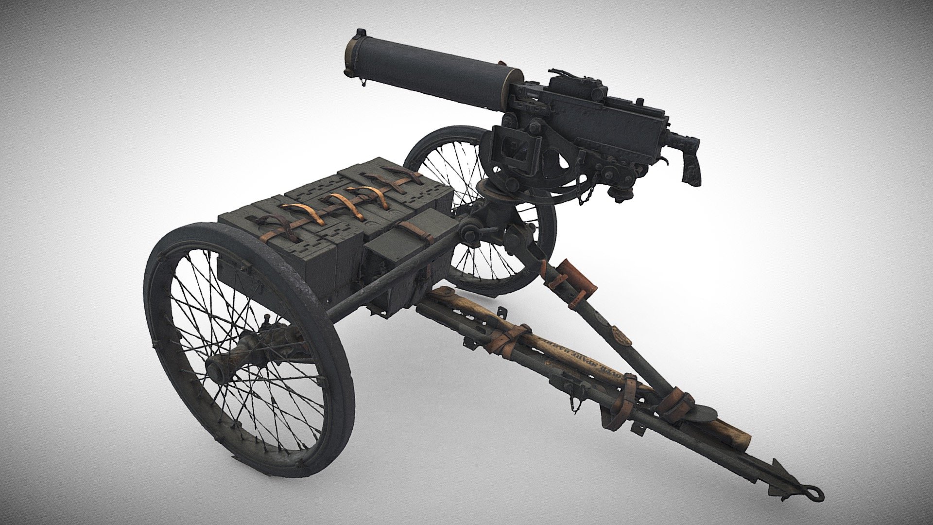 M1917 Machine Gun @Idaho Military History Museum - Download Free 3D ...
