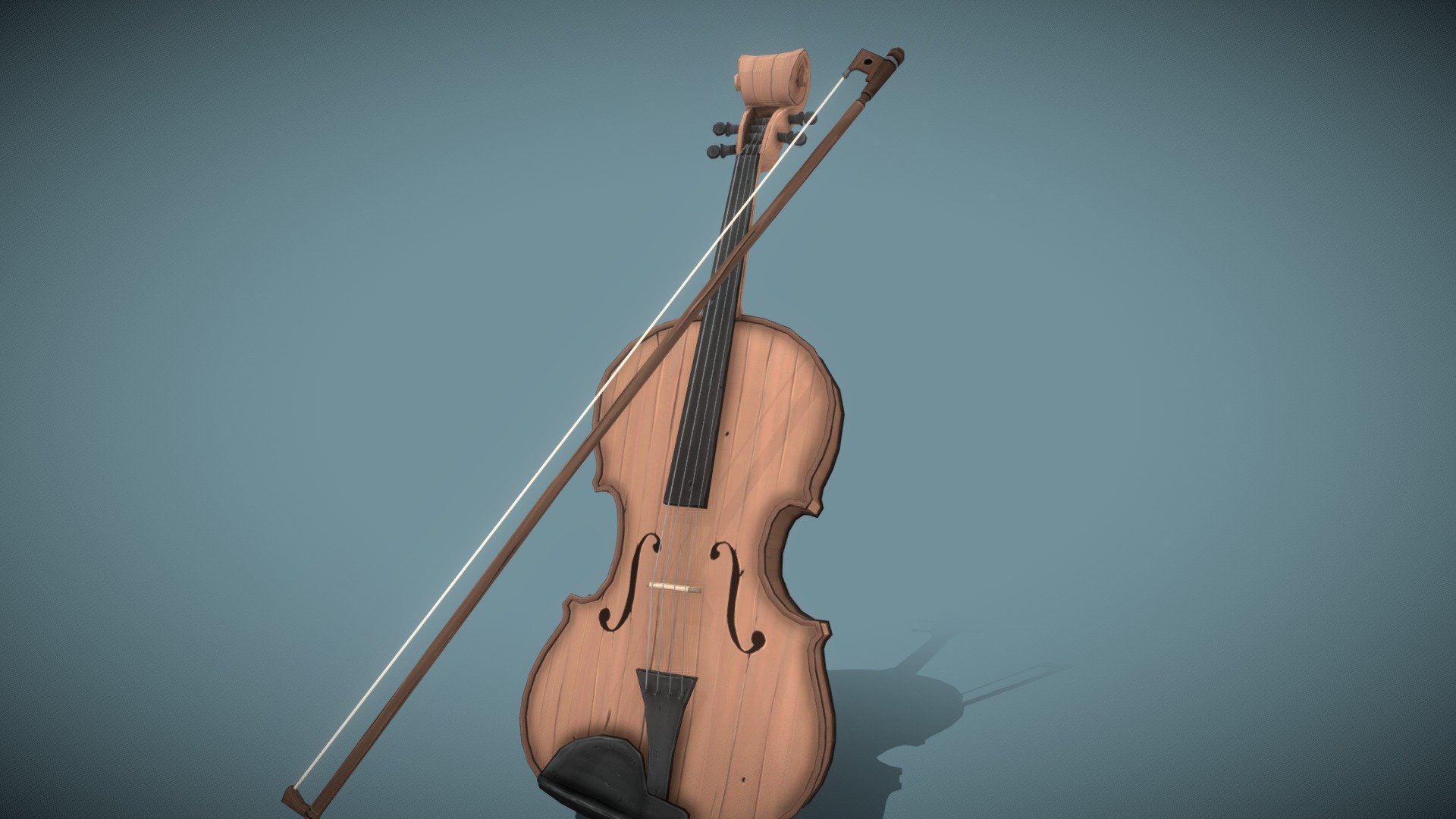 Stylized Violin - 3D model by Youssef Jammoul (@YoussefJammoul ...