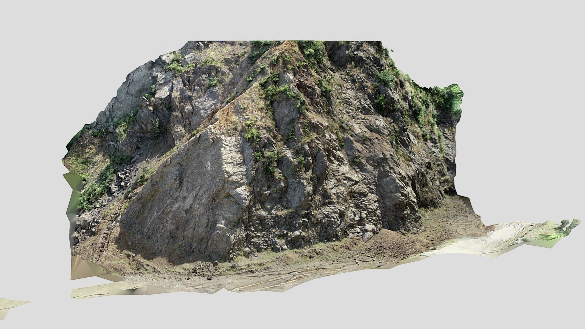 Awakeri quarry, outcrop sections A.5 and A.6 - 3D model by GNS Science ...