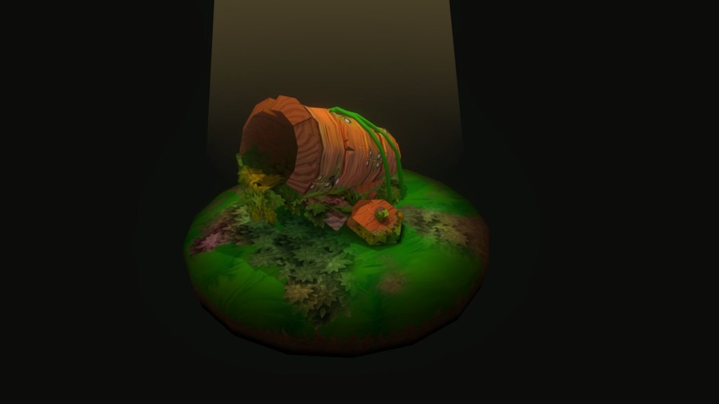 Stylized Cannon Scene - 3D model by joecoggins [323da83] - Sketchfab