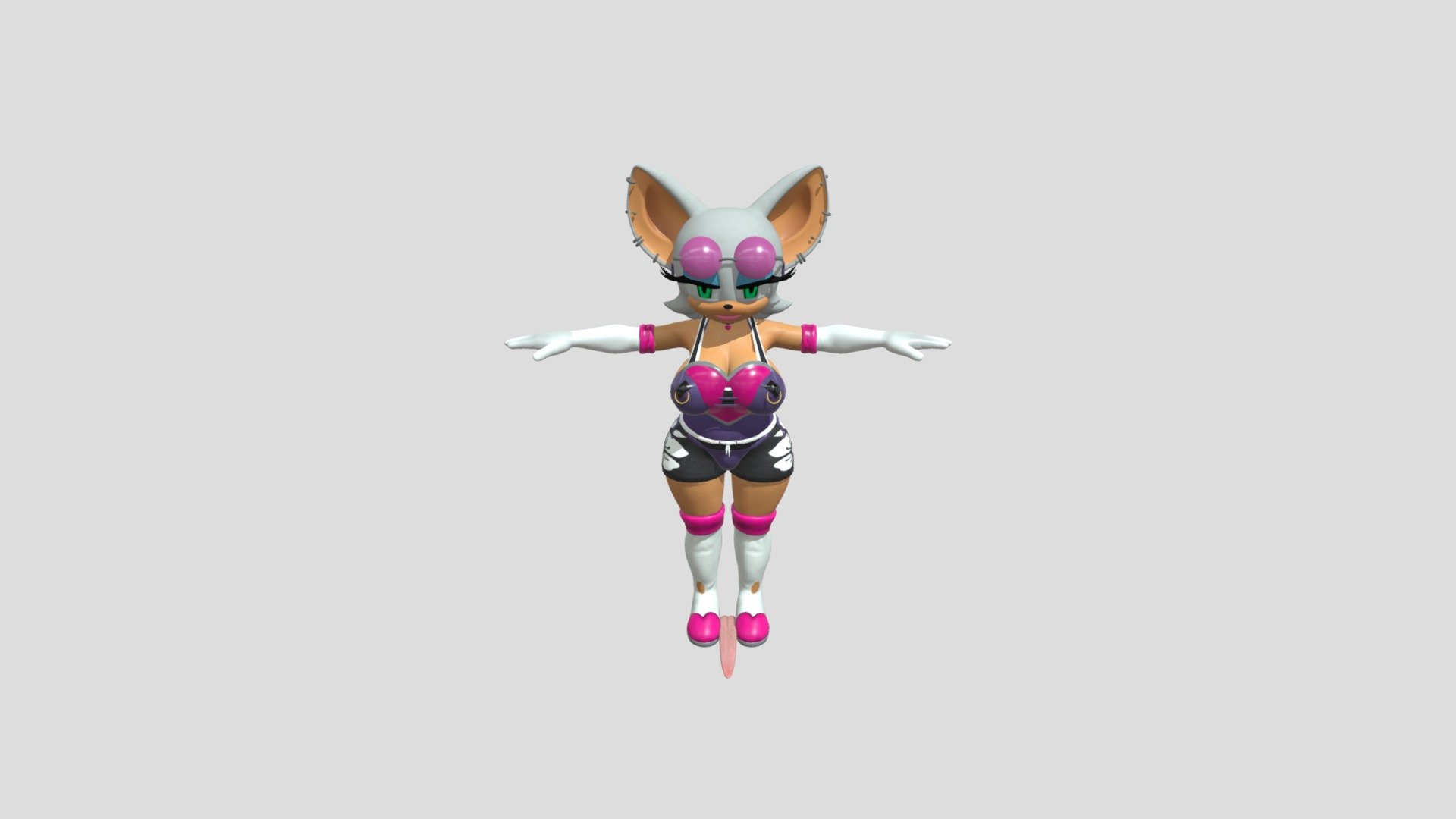 Rouge The Bat - Download Free 3D model by davidthe19th [323dfc4 ...