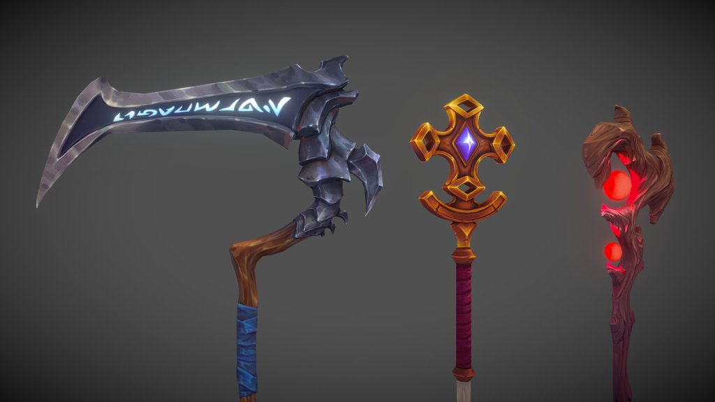 Stylized Weapons - A 3D model collection by N-hance Studio (@Malice6731 ...