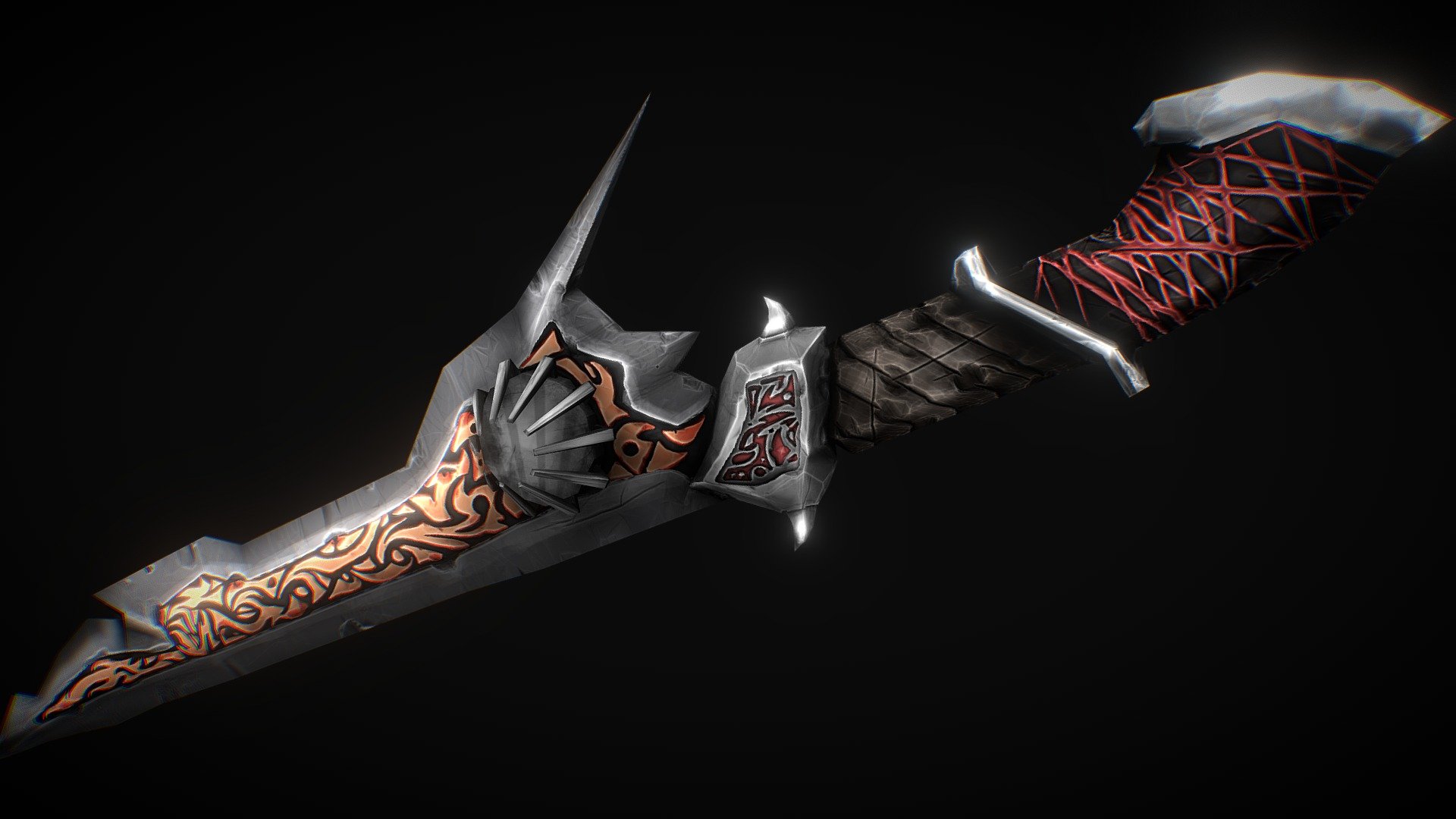 Sword_01 Medieval Armery - [Low-Poly Game Asset] - 3D model by Ubaldo ...