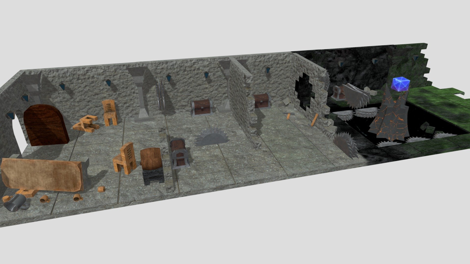 Mazmorra - 3D model by animafer3d [32423f1] - Sketchfab