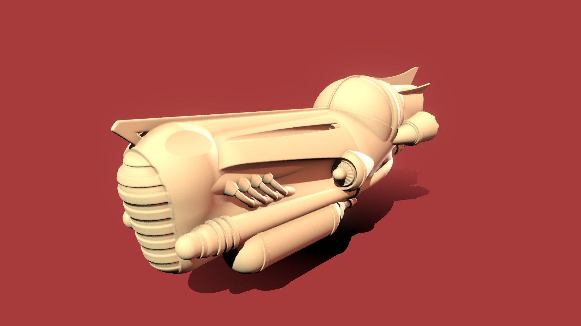 Weekly 2: Sci-fi Vehicle - Download Free 3D model by Bindestrek (@KNUT ...