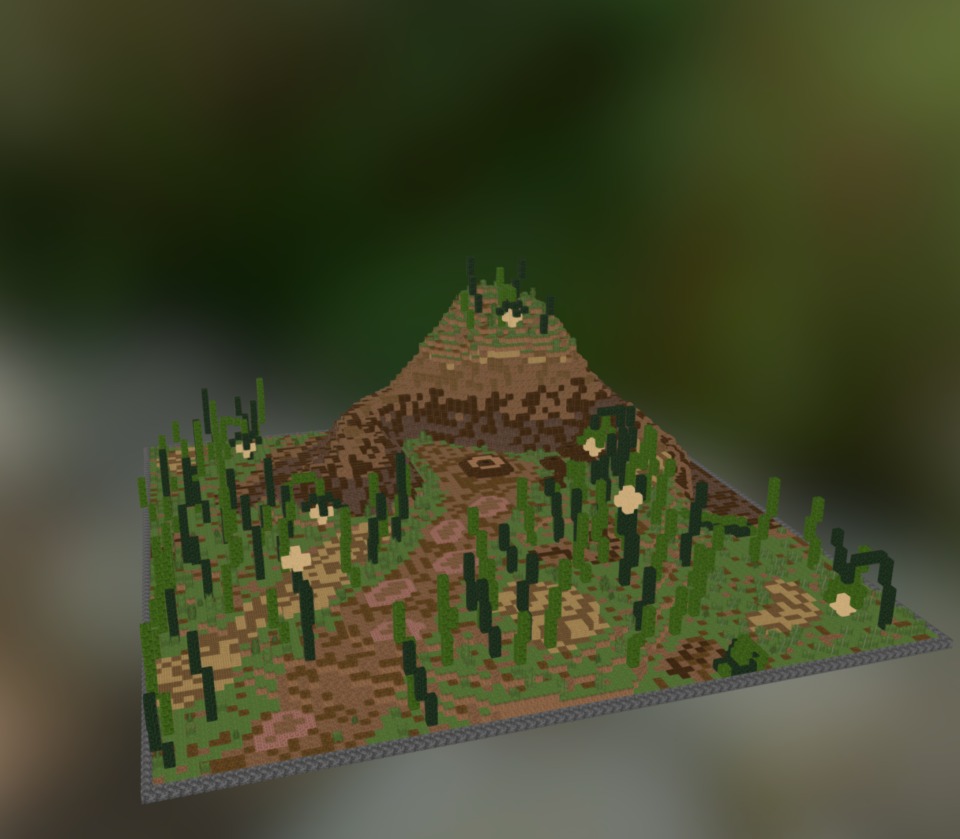 Survival spawn / garden / 1.8 / - 3D model by ZentChan (@ZentChanMC ...