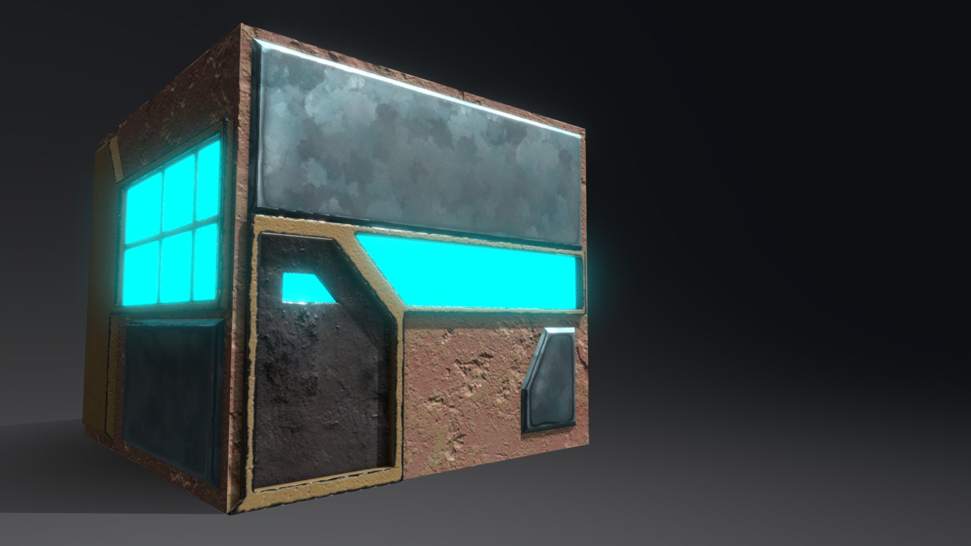 Low_Poly Modular Building 2 - 3D model by aclarke064 [32469fe] - Sketchfab