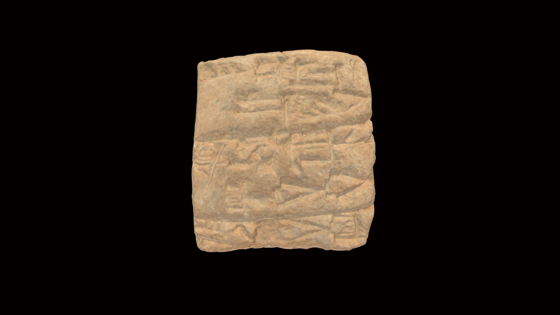 Cuneiform Tablet HMANE1899.2.382 - 3D model by Harvard Museum of the ...