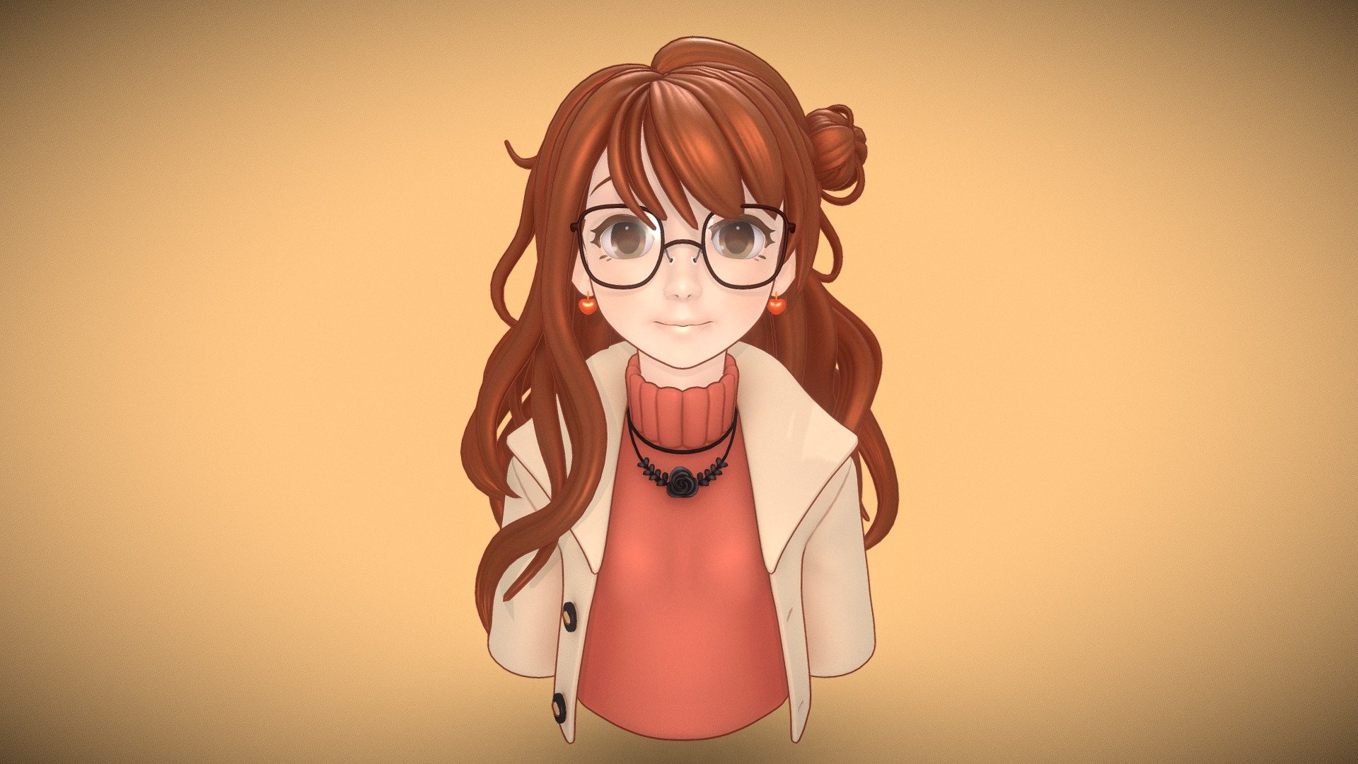 Girl2 (Toon Shader Character) - 3D model by Dust Box (@asaz1213520 ...