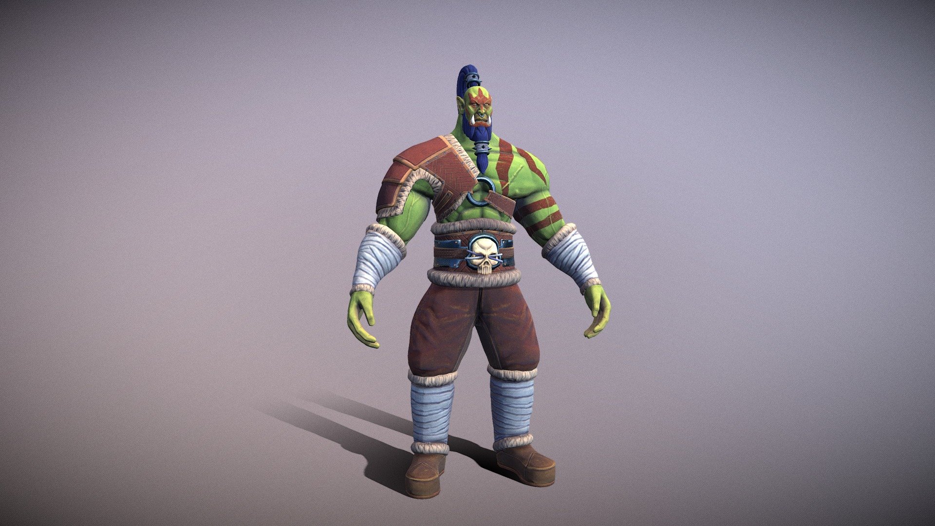 Orc - Stylized Game Character - 3D model by Gabriel Arthur (@Garthur32 ...