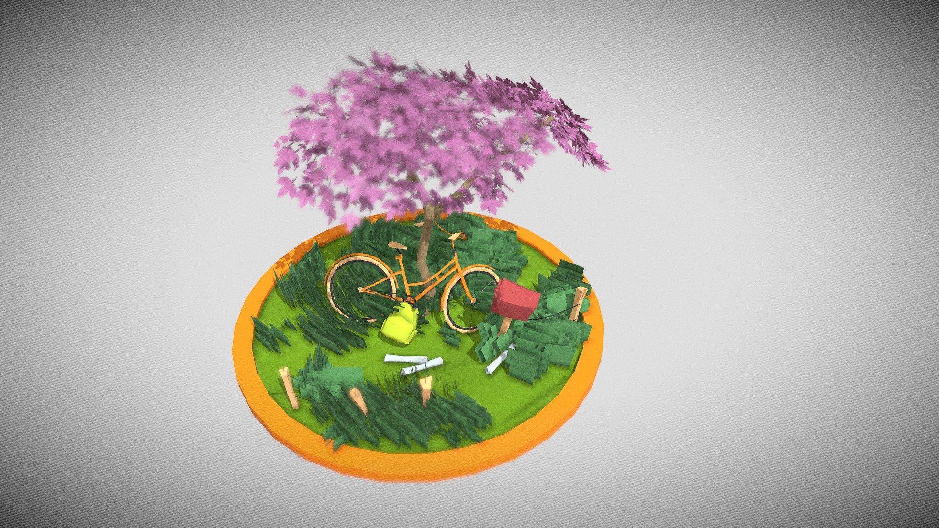 Park Day - 3D model by David Brum (@davidbrum) [3248210] - Sketchfab