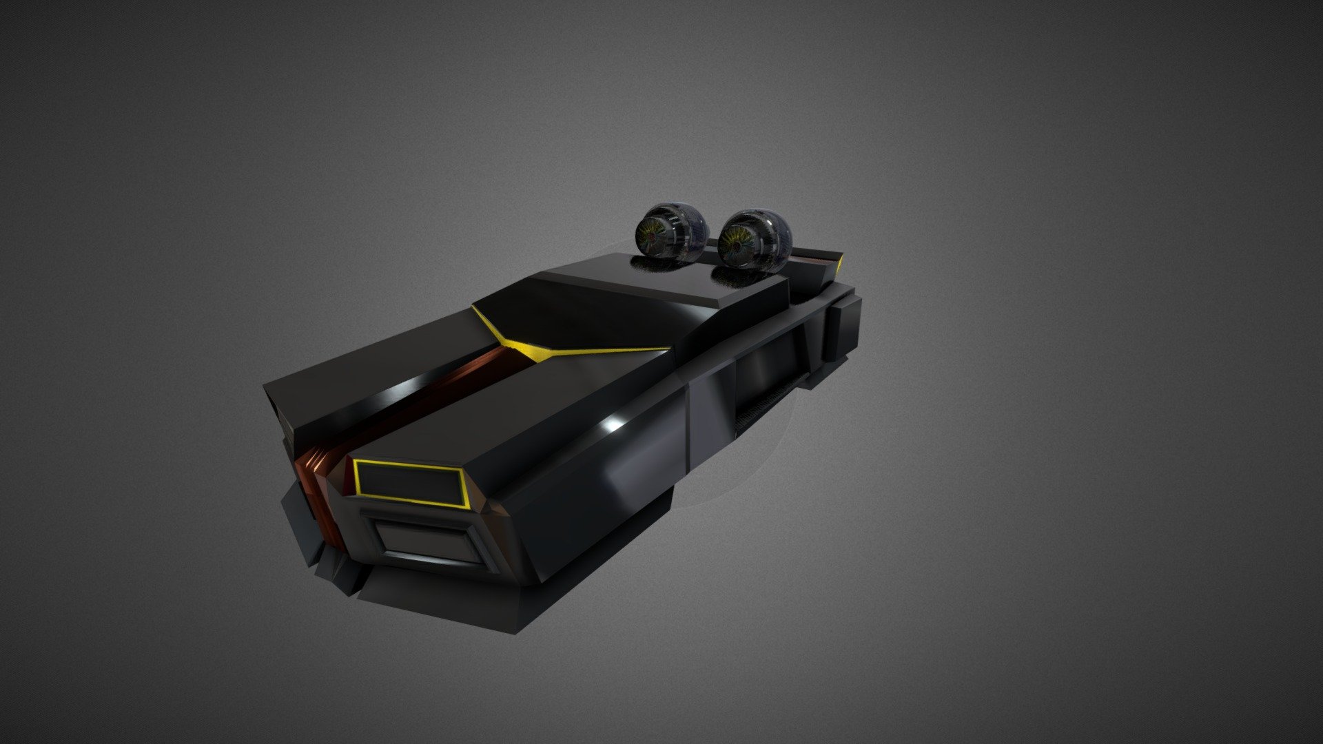 3D model of scifi jet car - 3D model by kingdesigner [32487b5] - Sketchfab