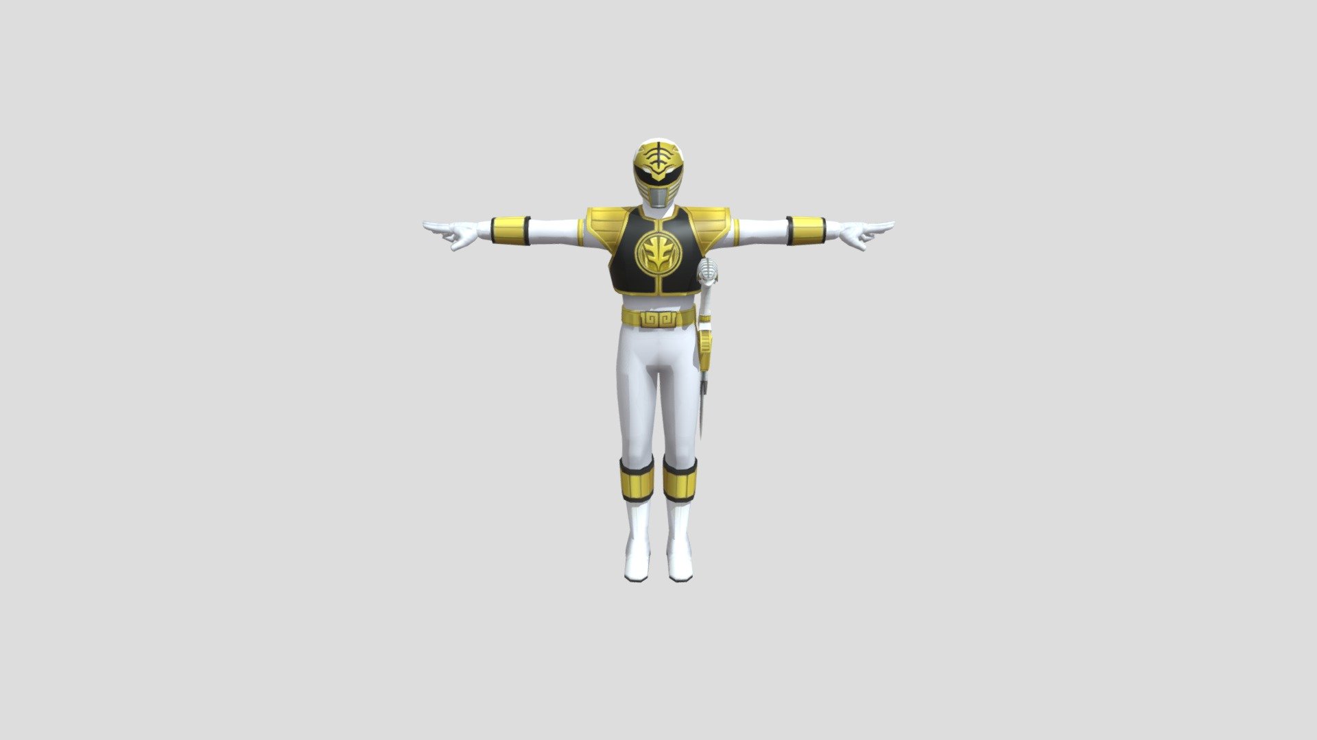 White Ranger - Power Ranger - Download Free 3D model by Chechorams16 ...